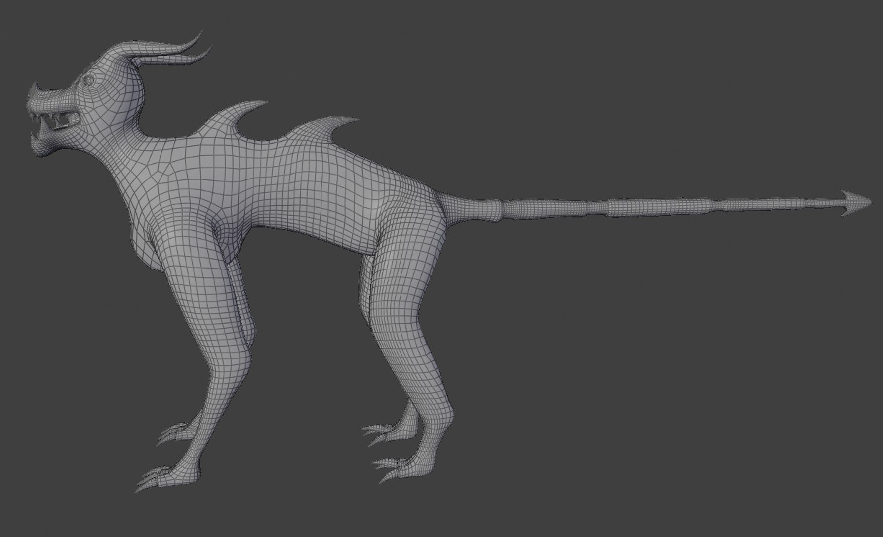 3D monster creature model - TurboSquid 1362679