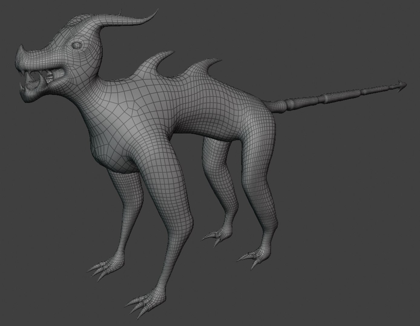 3D monster creature model - TurboSquid 1362679