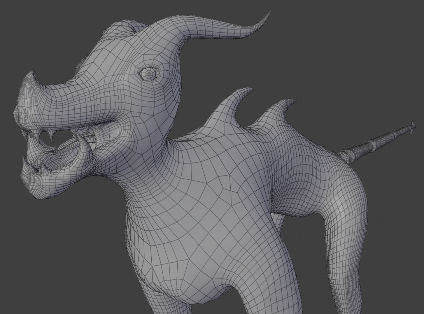 3D monster creature model - TurboSquid 1362679
