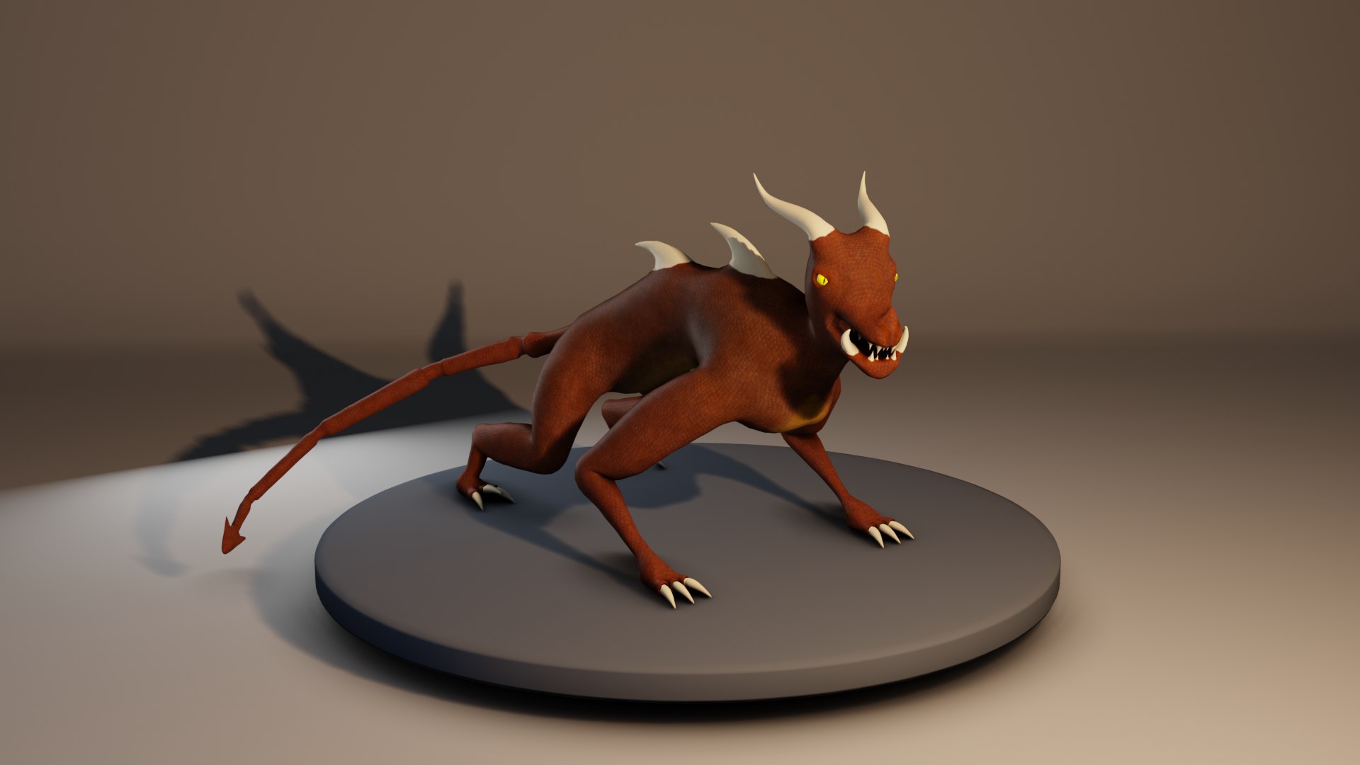 3D monster creature model - TurboSquid 1362679