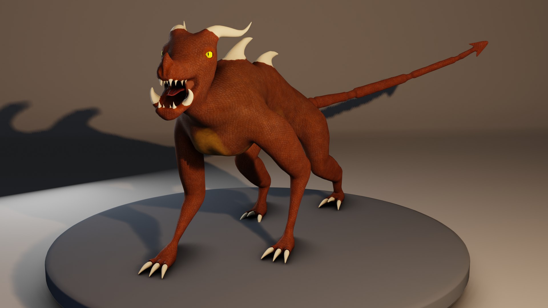 3D monster creature model - TurboSquid 1362679