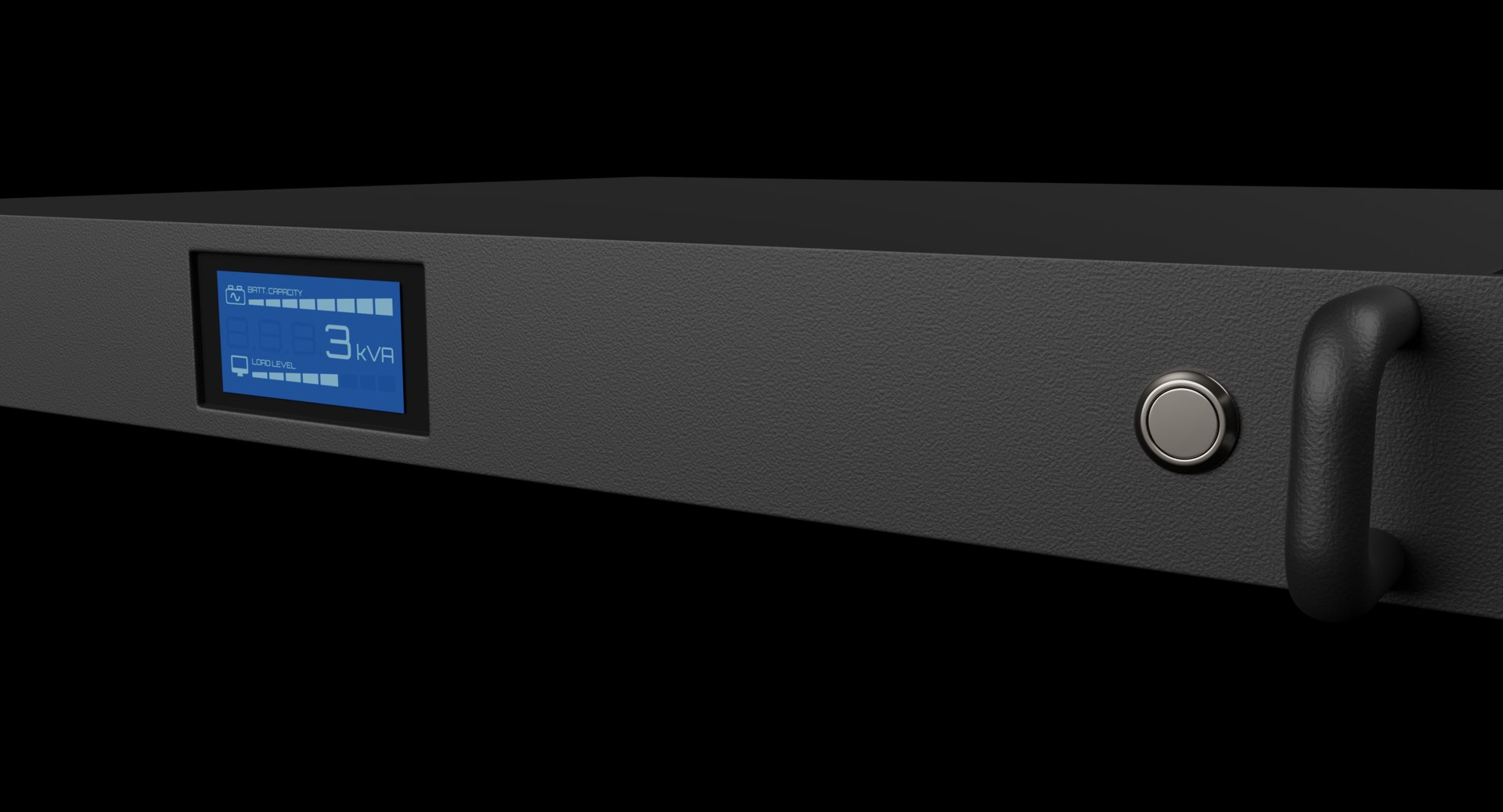 Basic 19-inch 1u Rack 3D Model - TurboSquid 1340950