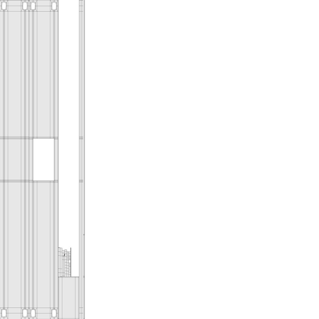 Basic 19-inch 1u Rack 3D Model - TurboSquid 1340950