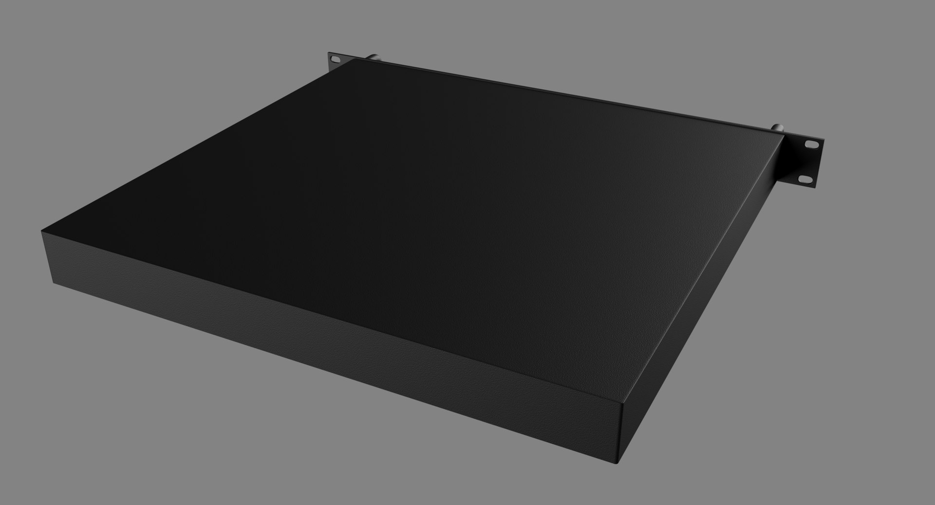 Basic 19-inch 1u Rack 3D Model - TurboSquid 1340950