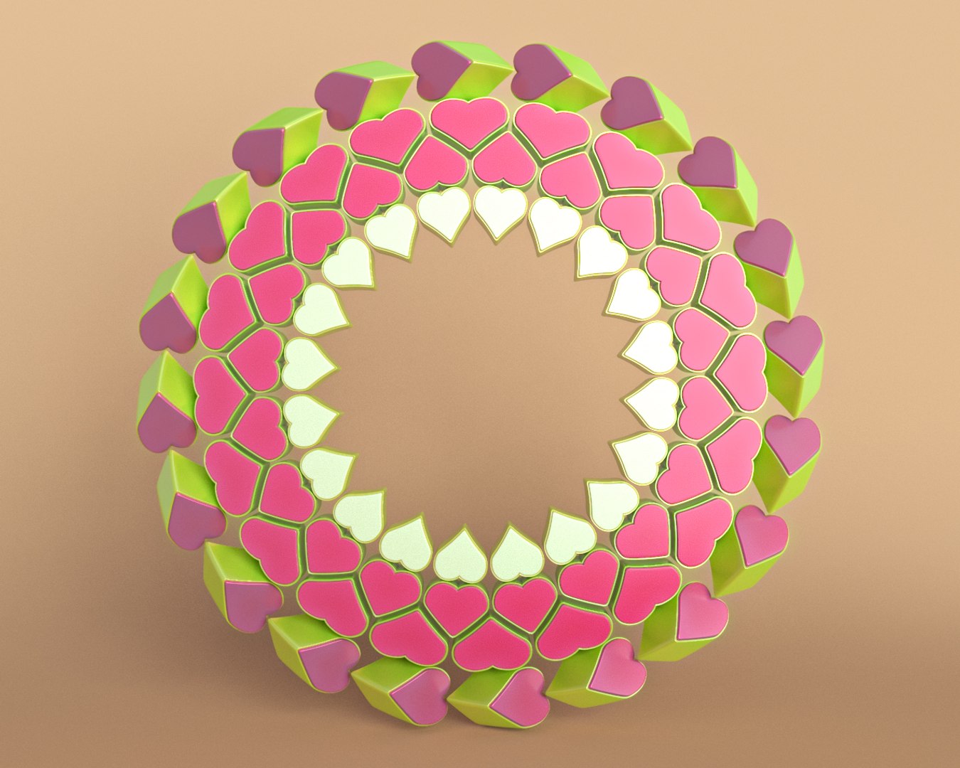 Heart Frame 3D - TurboSquid 1856111