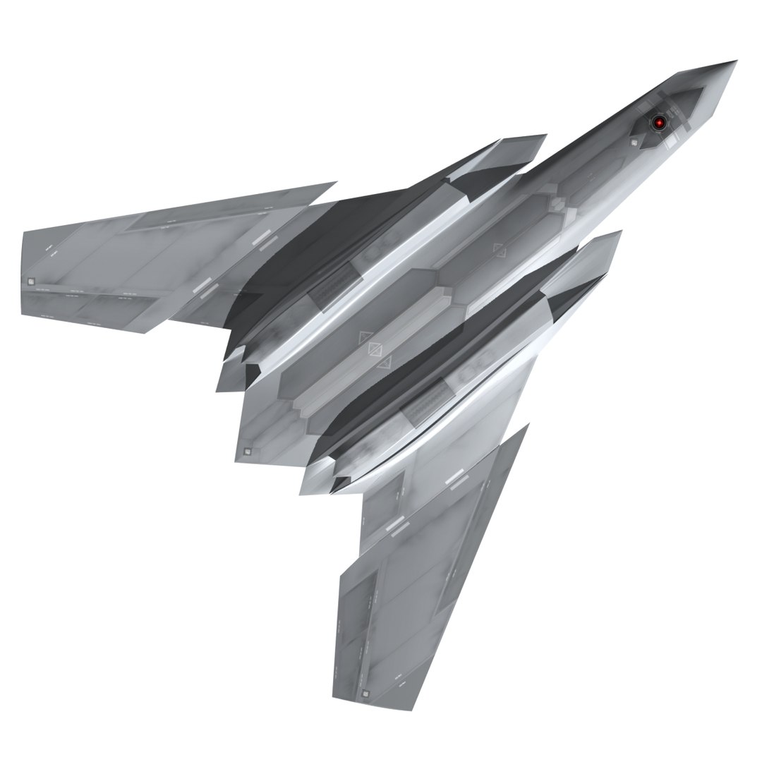 3d Model Concept Fighter Kf1-ax