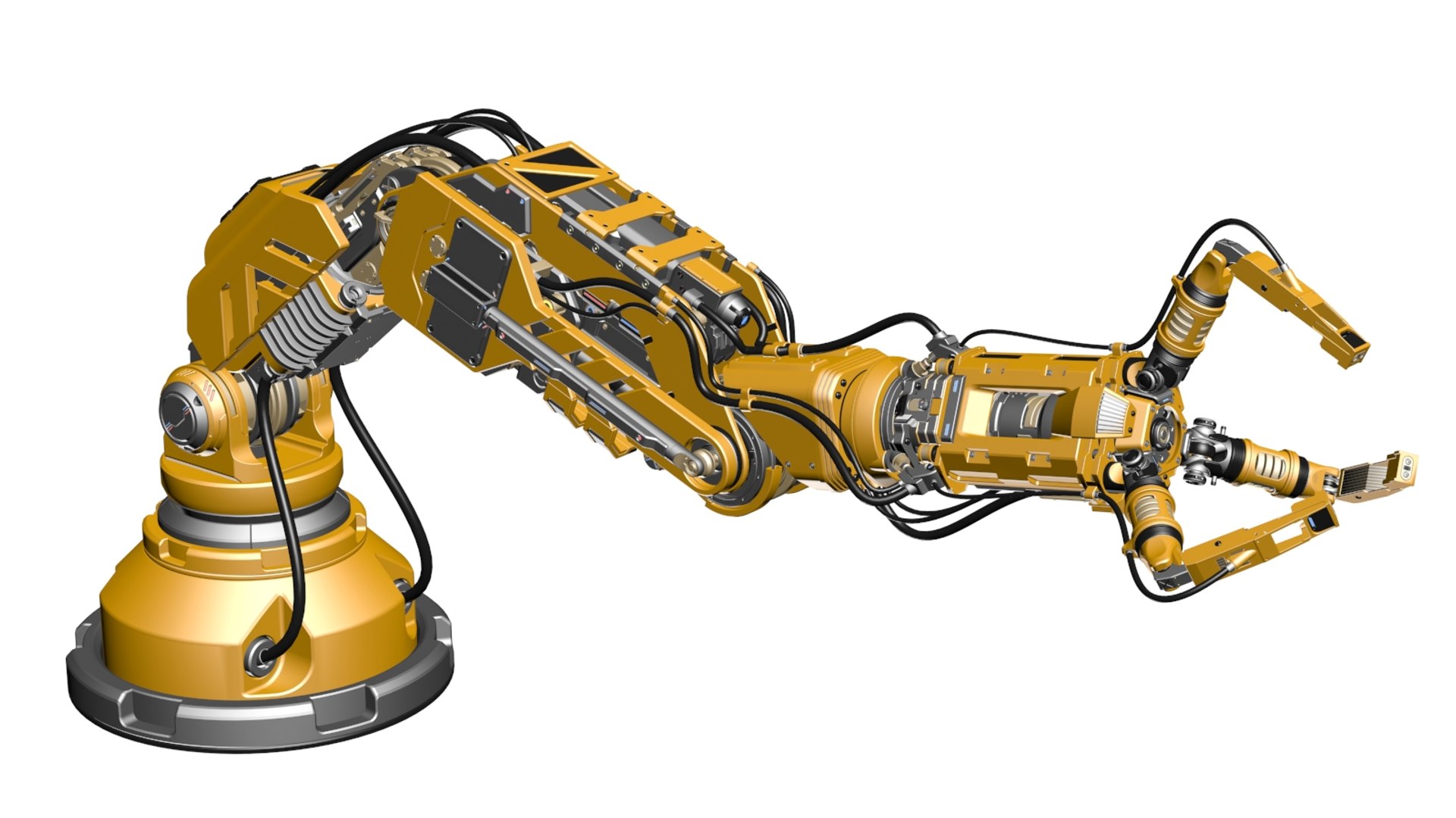 3D Robotic Arm 2 Rigged - TurboSquid 1461237