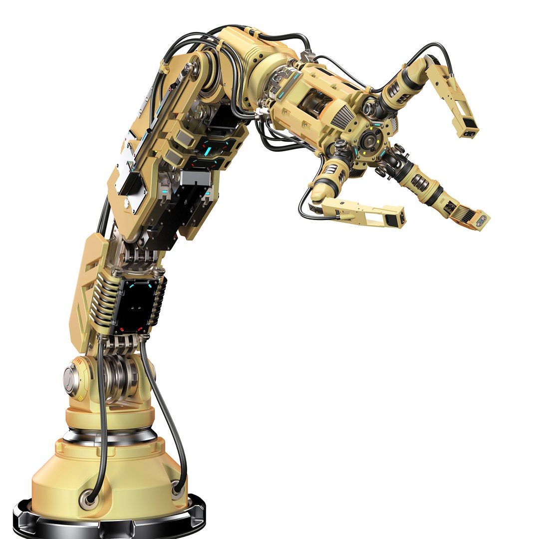 3D Robotic Arm 2 Rigged - TurboSquid 1461237