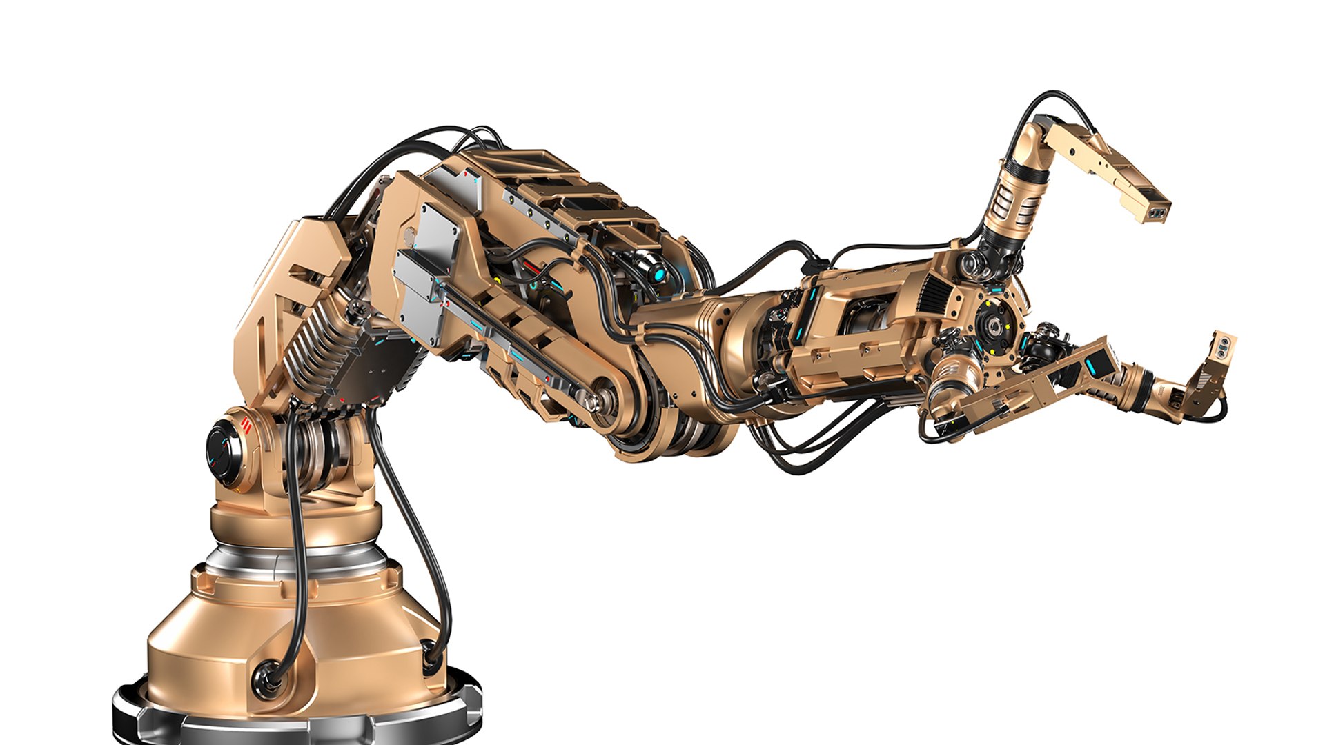 3D Robotic Arm 2 Rigged - TurboSquid 1461237