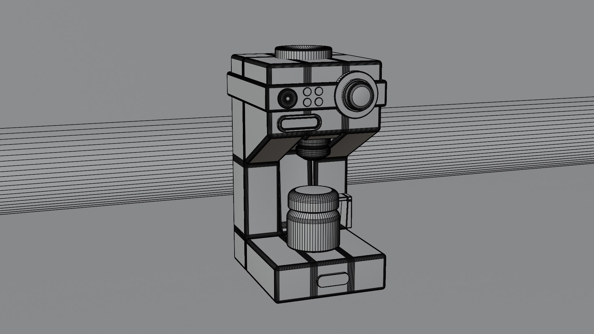 3D Coffee Machine Model - TurboSquid 2054315