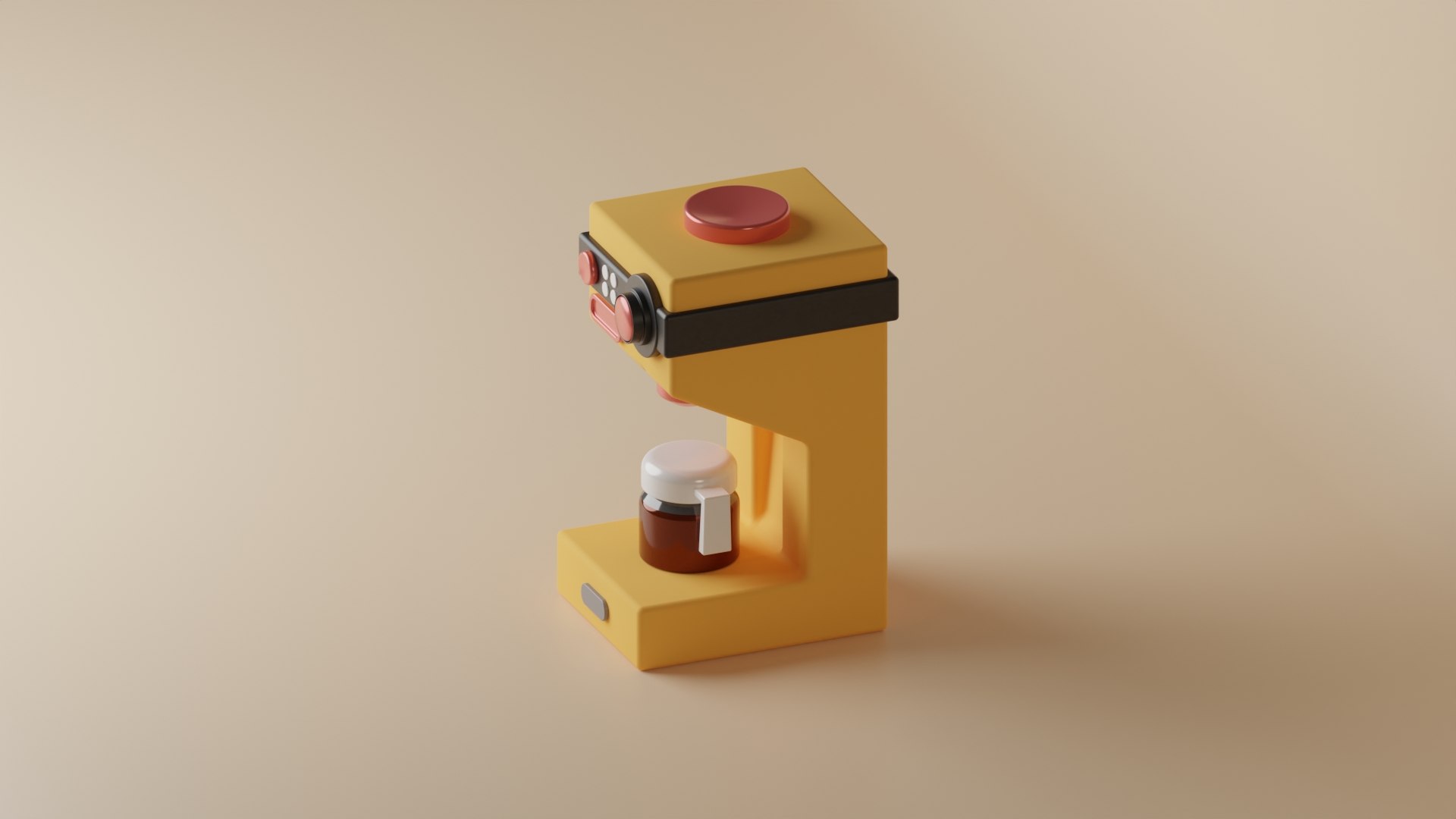 3D Coffee Machine Model - TurboSquid 2054315