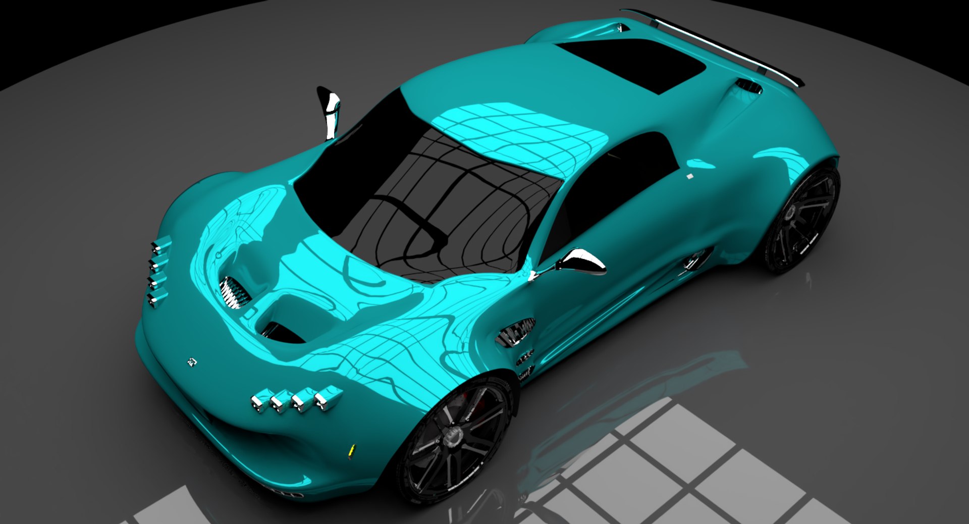 Concept Supercar Car 3D Model - TurboSquid 1263080