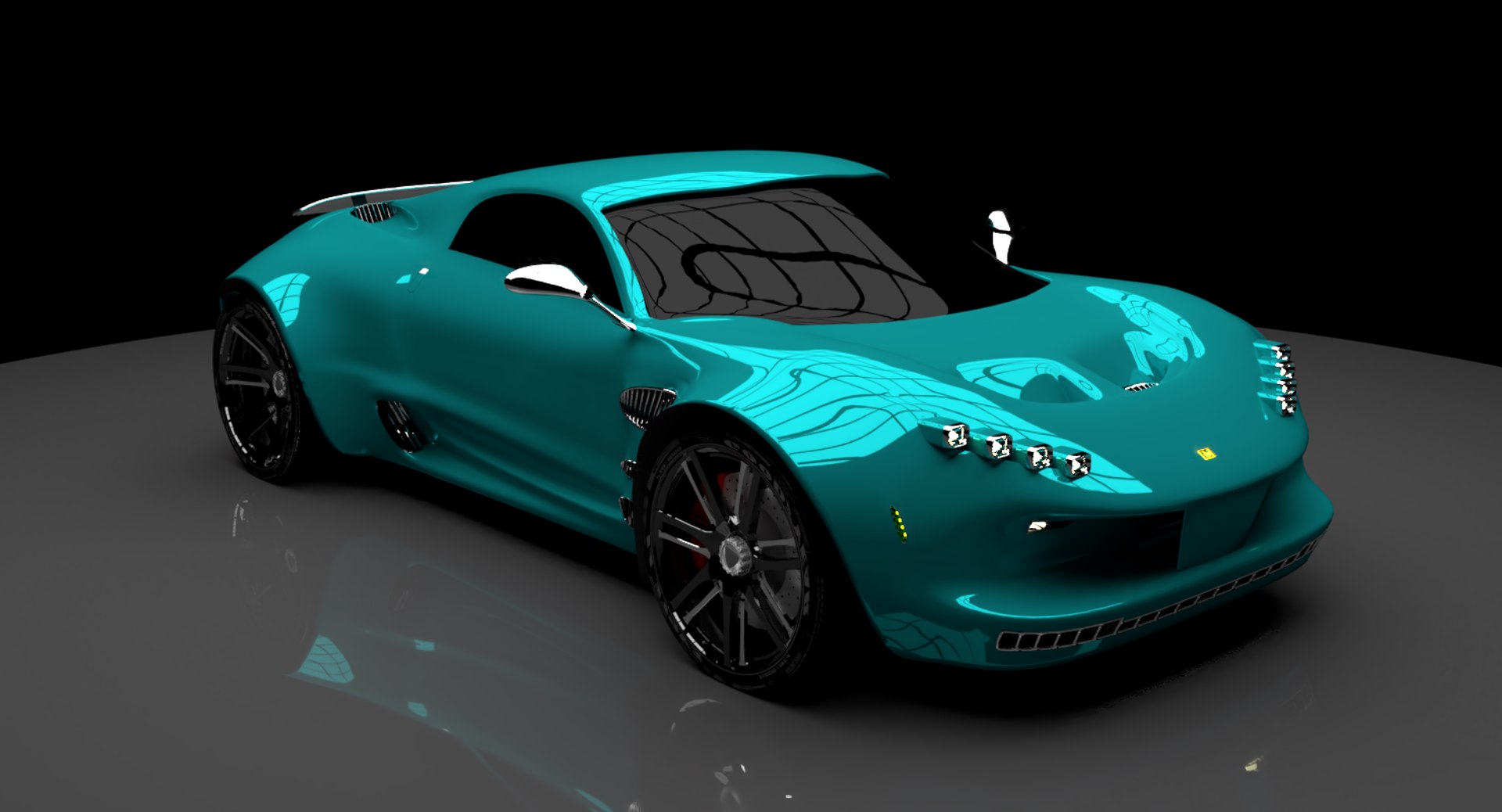 Concept Supercar Car 3D Model - TurboSquid 1263080