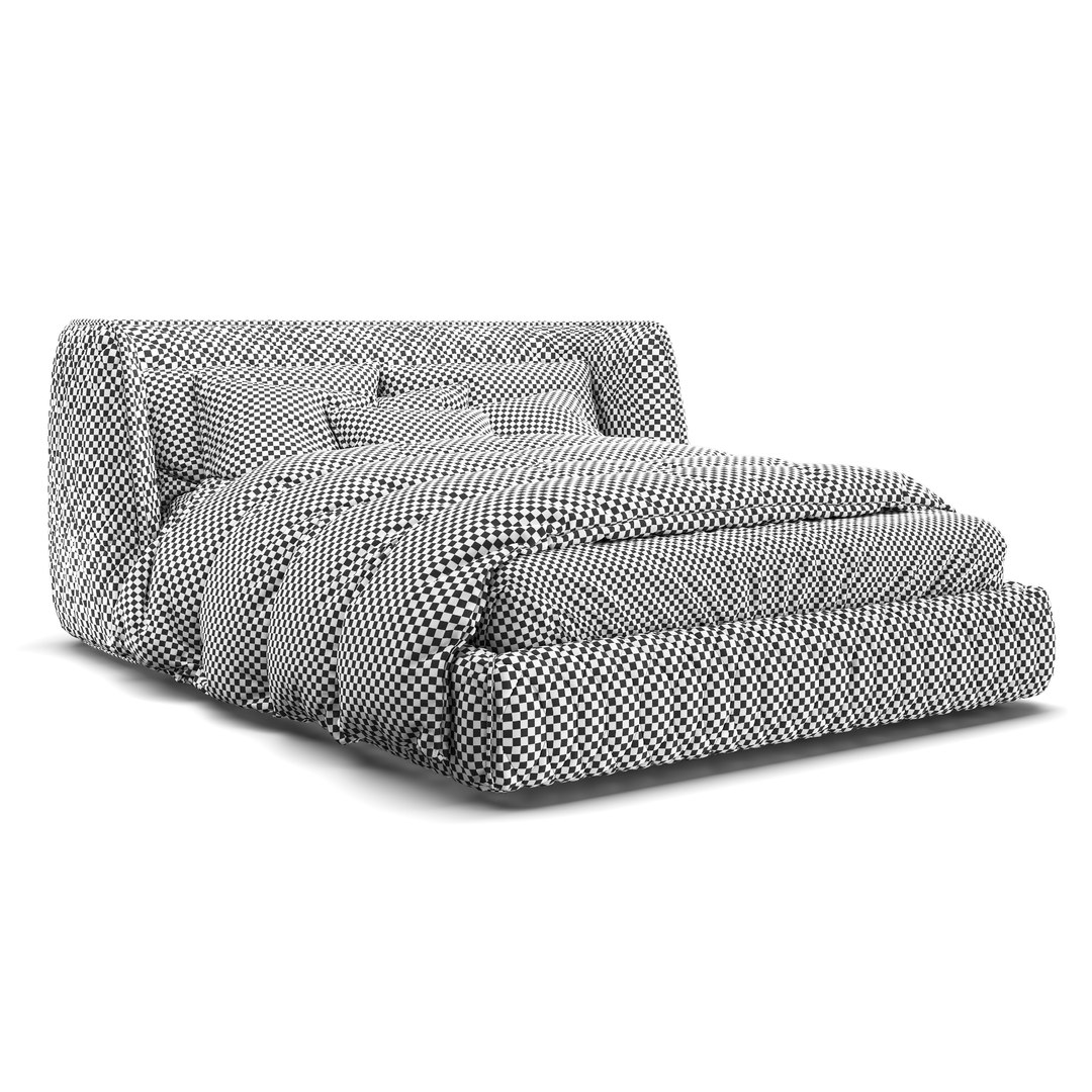 3D Moroso Redondo Bed Model - TurboSquid 1421052