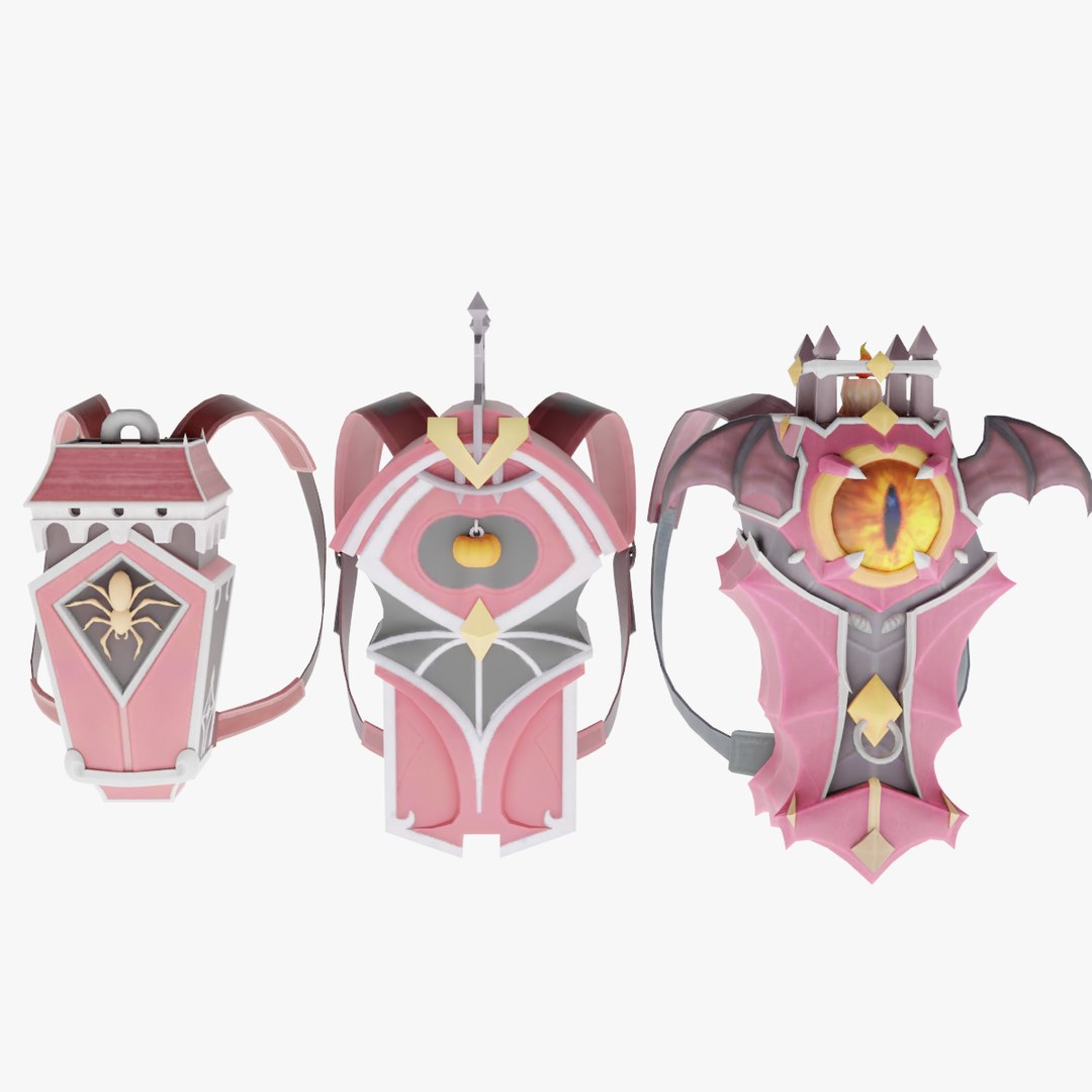 Bag 3x Deadly Glare Backpack 3D Model - TurboSquid 2081483