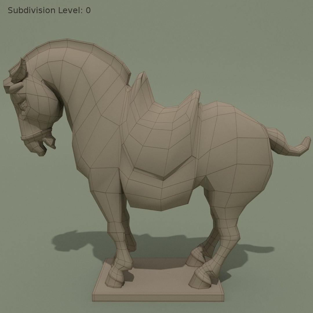 maya figurine horse statuettes
