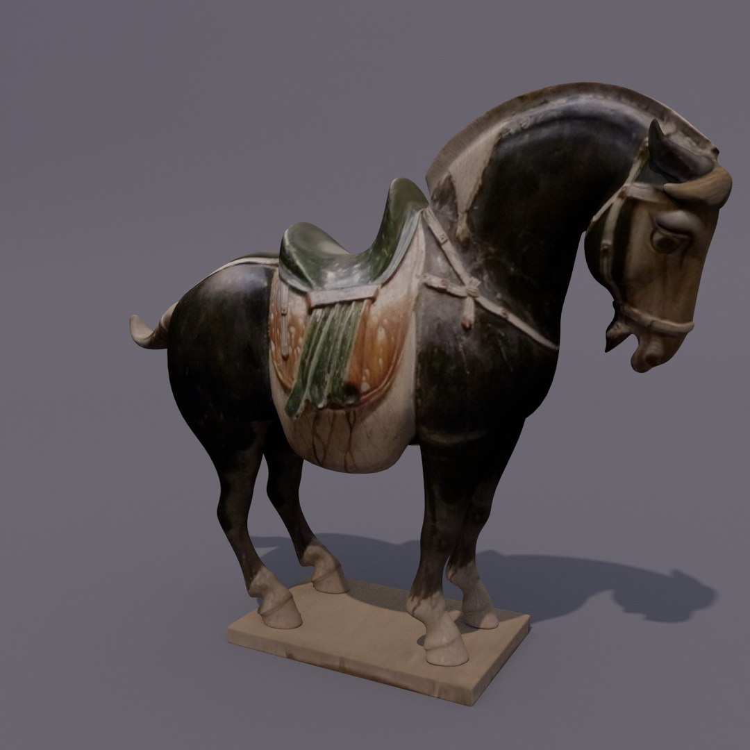 maya figurine horse statuettes