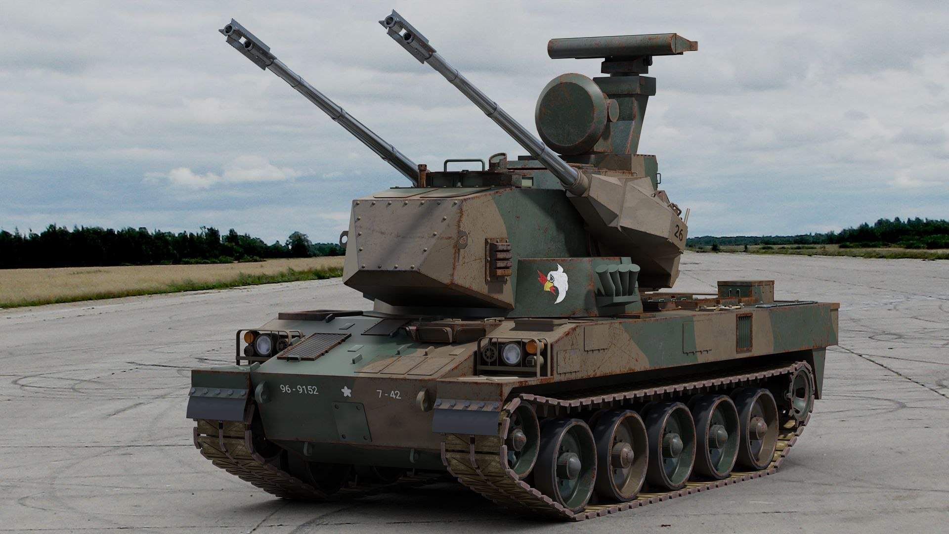 3ds Max Ese Type 87 Spaag