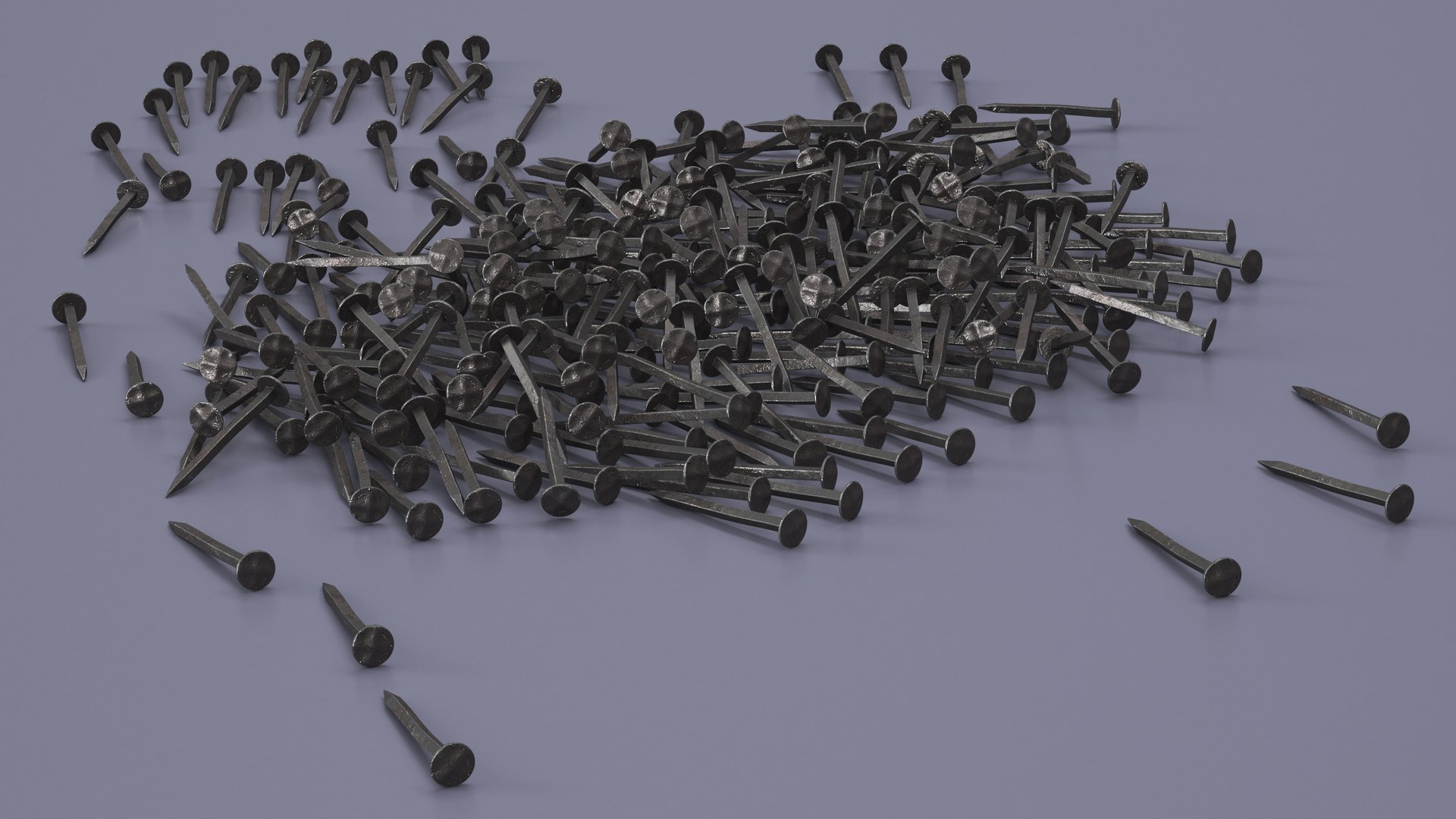 Hardboard Nails Old 3D Model - TurboSquid 2068520