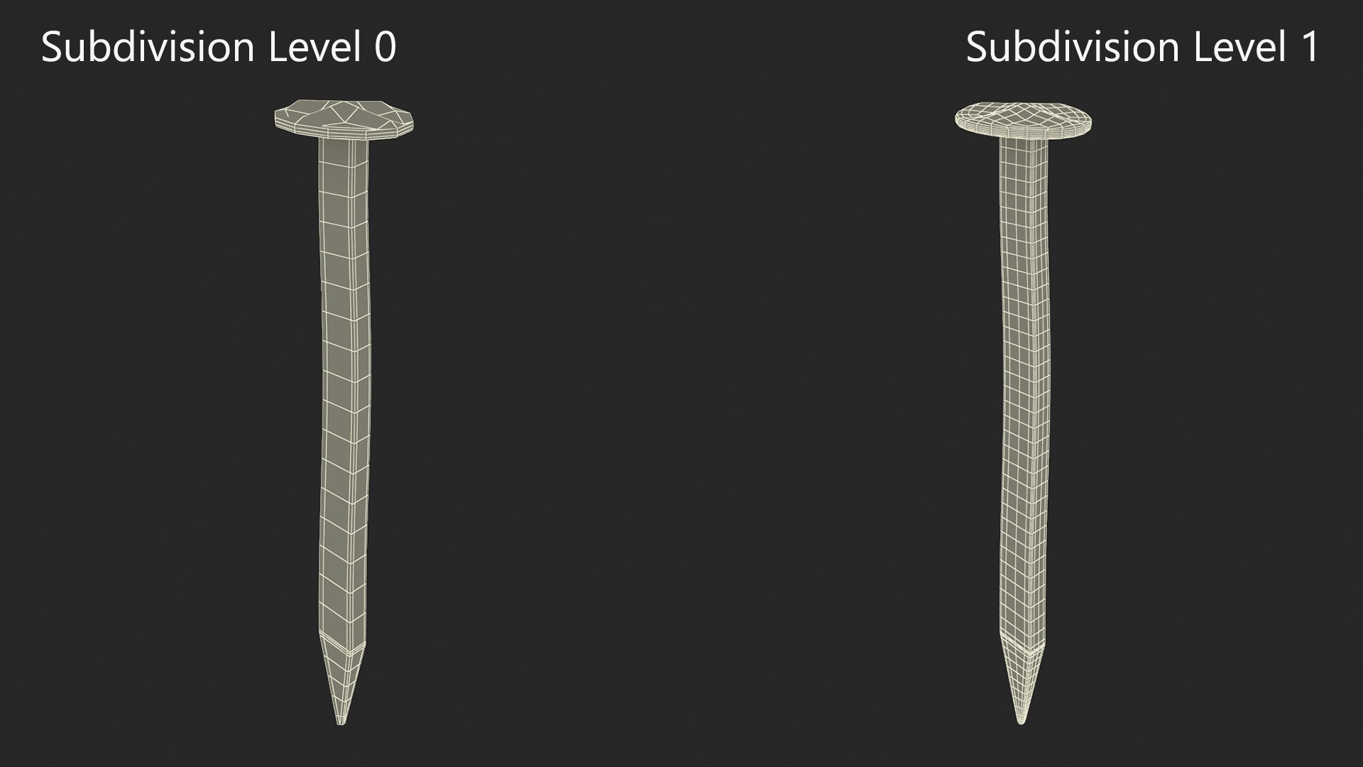Hardboard Nails Old 3D Model - TurboSquid 2068520