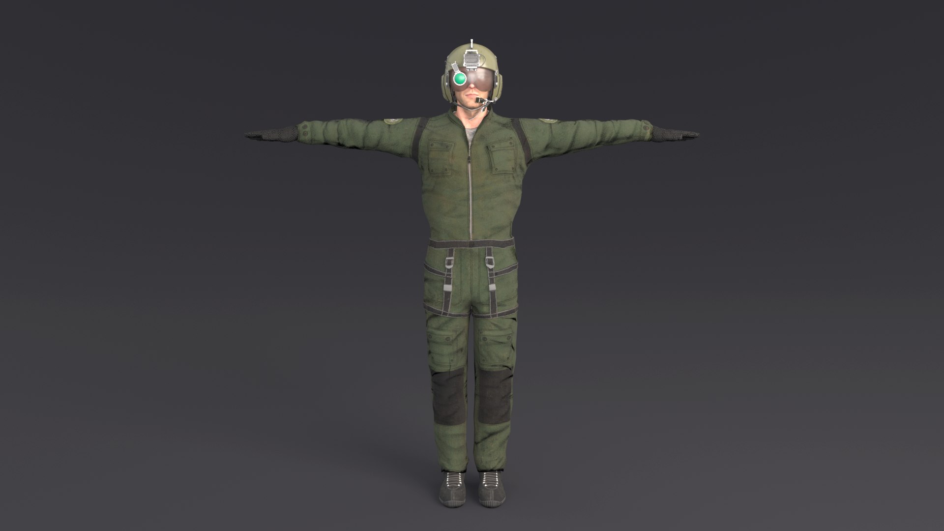 3D Pilot Rigged - TurboSquid 2253792