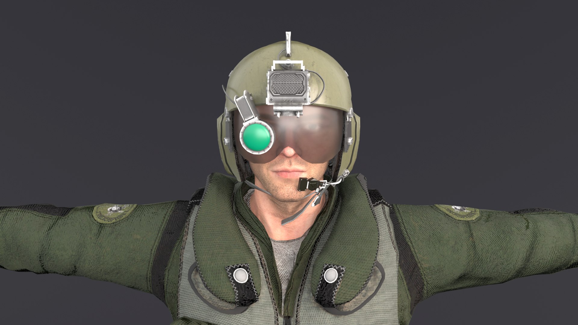 3D Pilot Rigged - TurboSquid 2253792