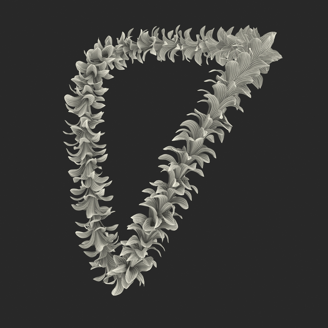 Hawaiian Lei 3d Model