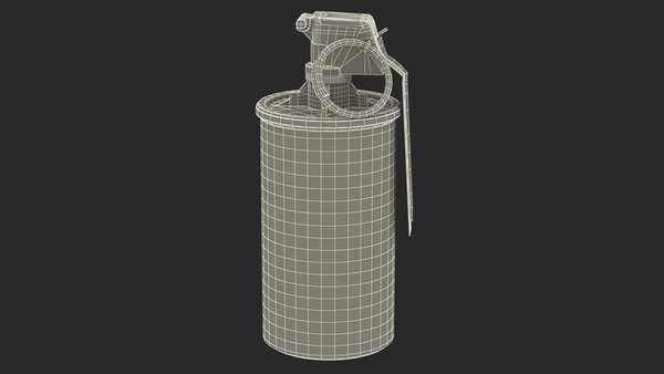 modelo 3d Granada de mano ABC M7A2 Riot Control CS - TurboSquid 1628611