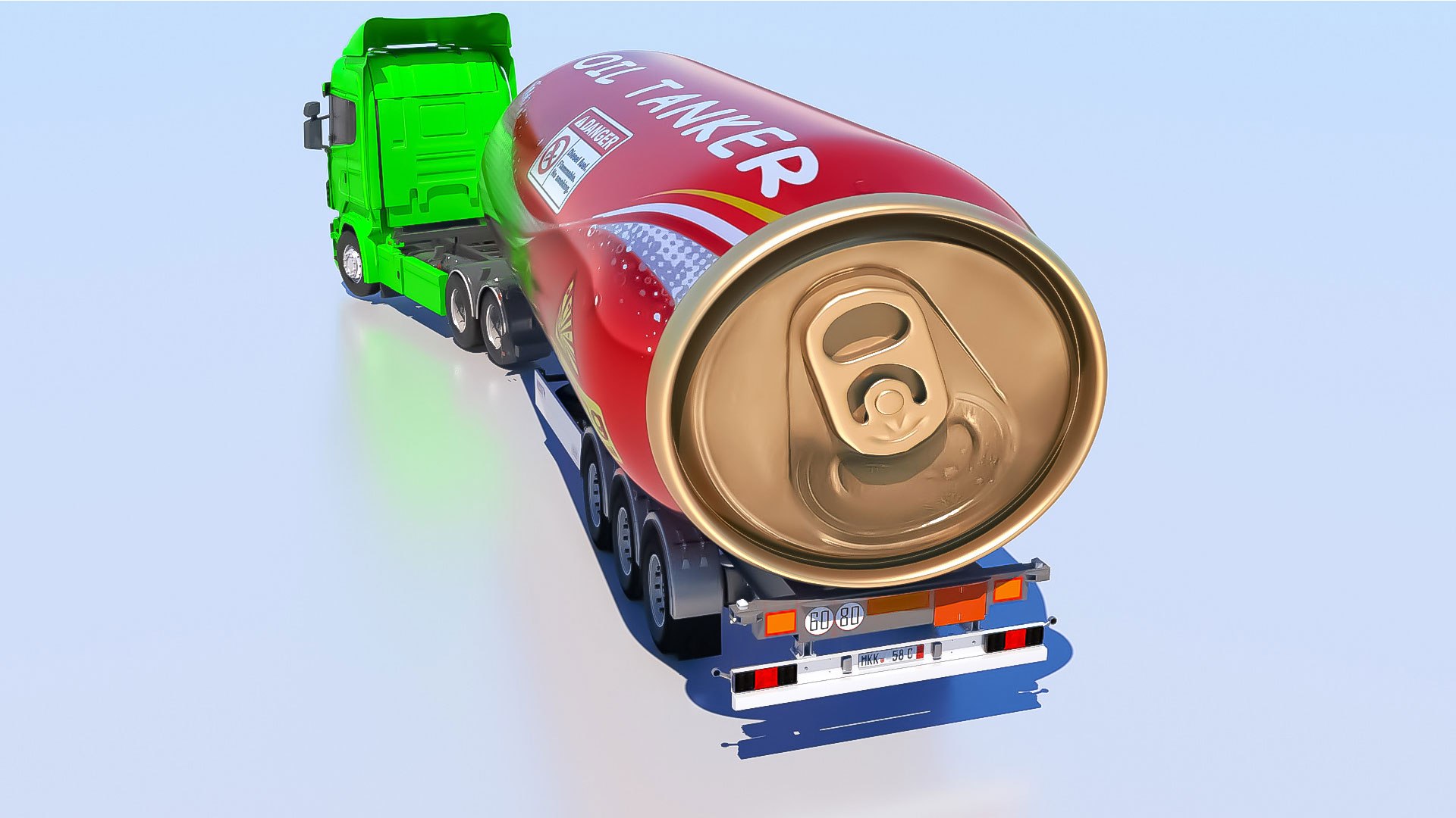 Premium Oil Tanker Truck Fuel Tanker 3D Model - High-Quality And ...