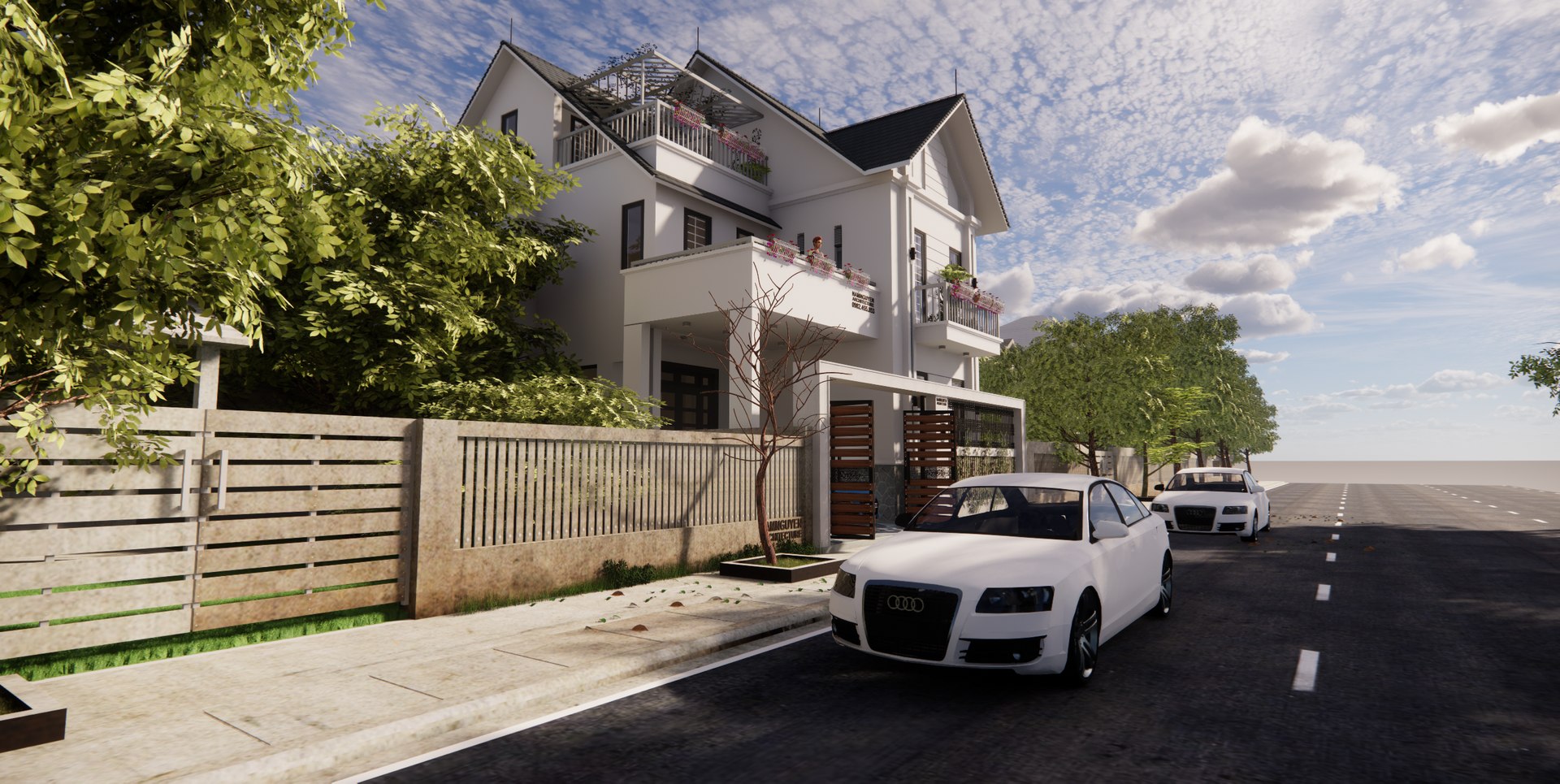 Villa Modern -A1 3D Model - TurboSquid 2007556