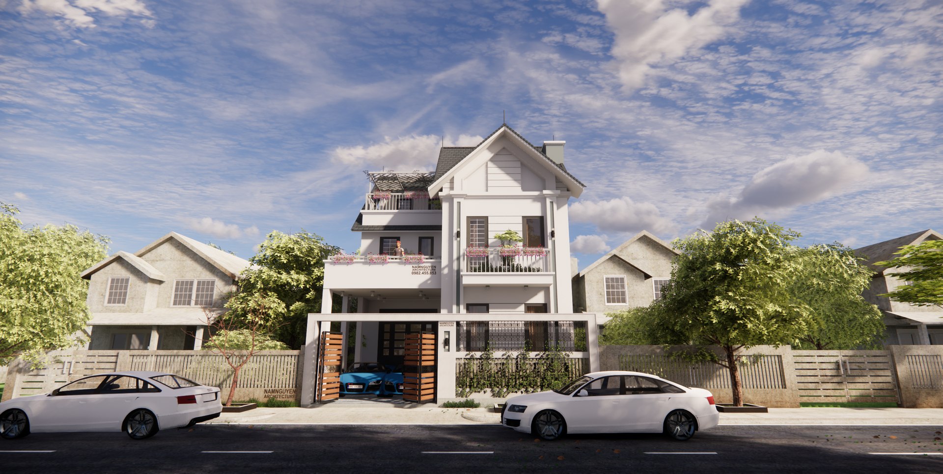 Villa Modern -A1 3D Model - TurboSquid 2007556