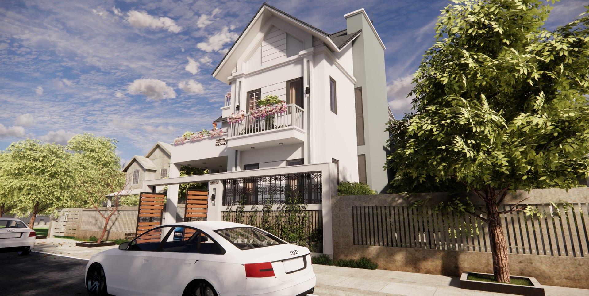 Villa Modern -A1 3D Model - TurboSquid 2007556