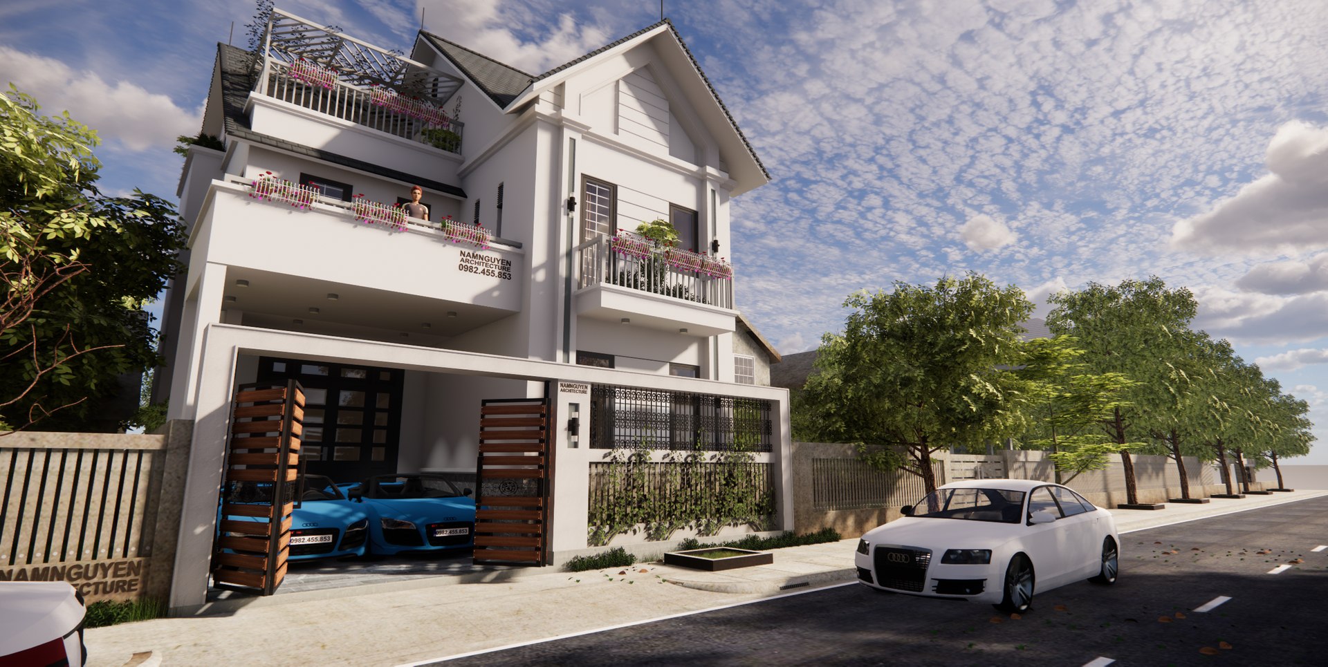 Villa Modern -A1 3D Model - TurboSquid 2007556