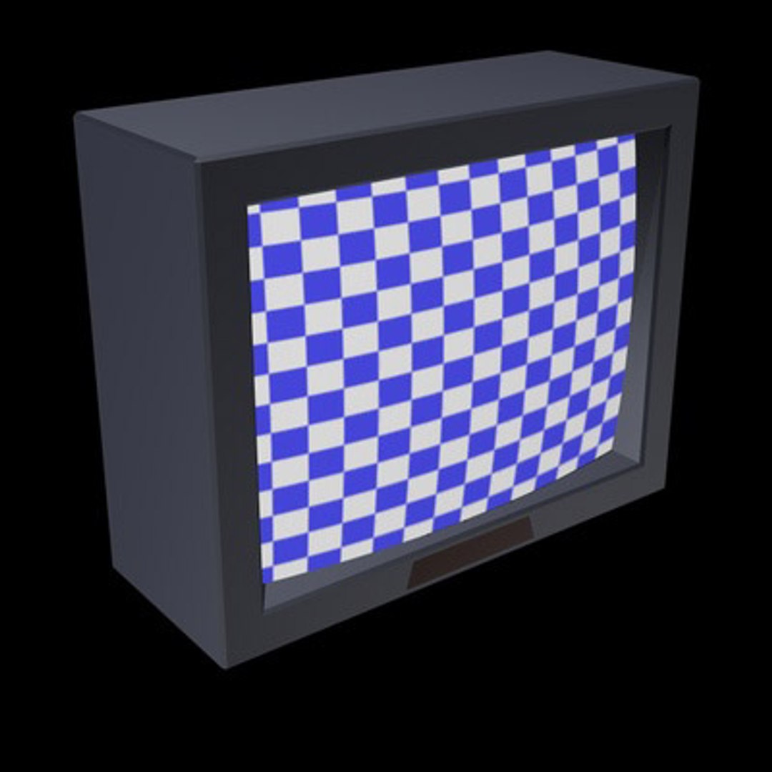 Cinema4d Low-poly Television