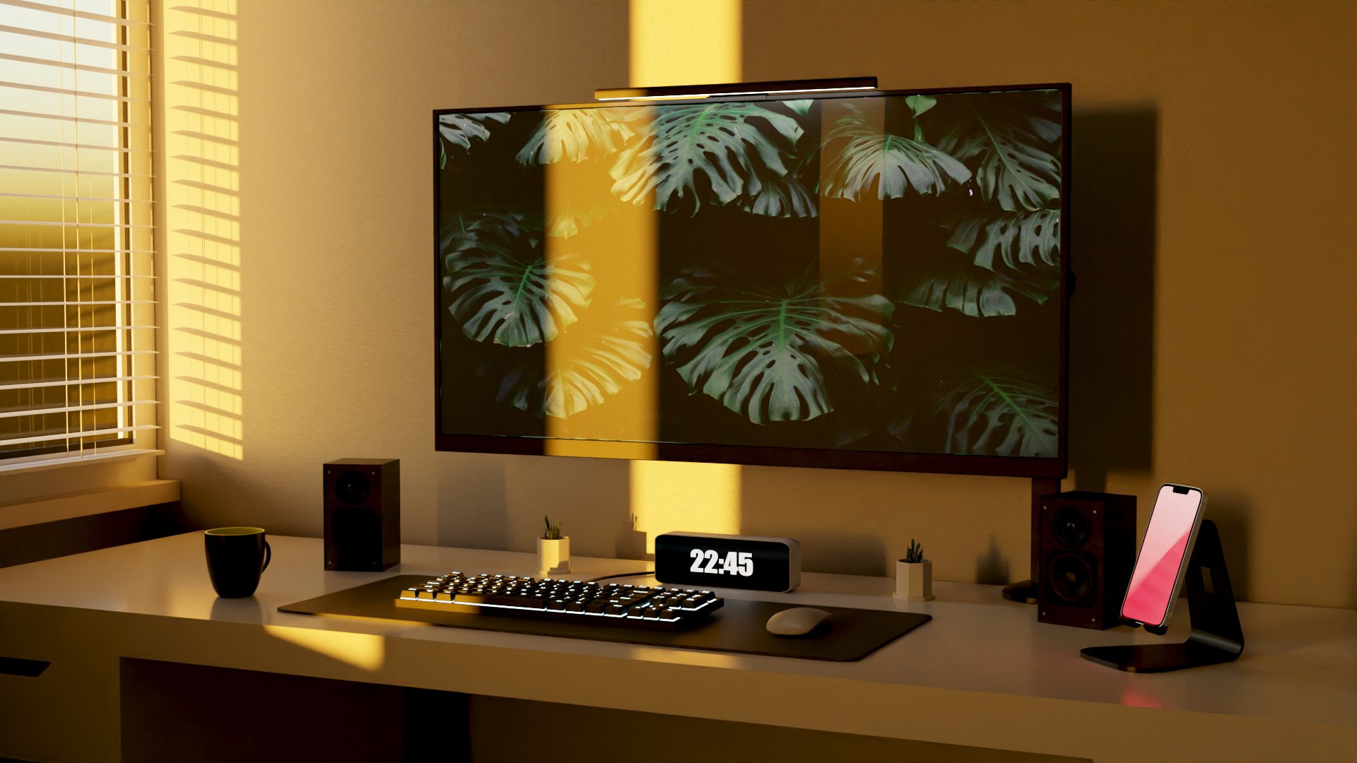 3D Modern Computer Desk 2 By Nikdox Model - TurboSquid 2057542