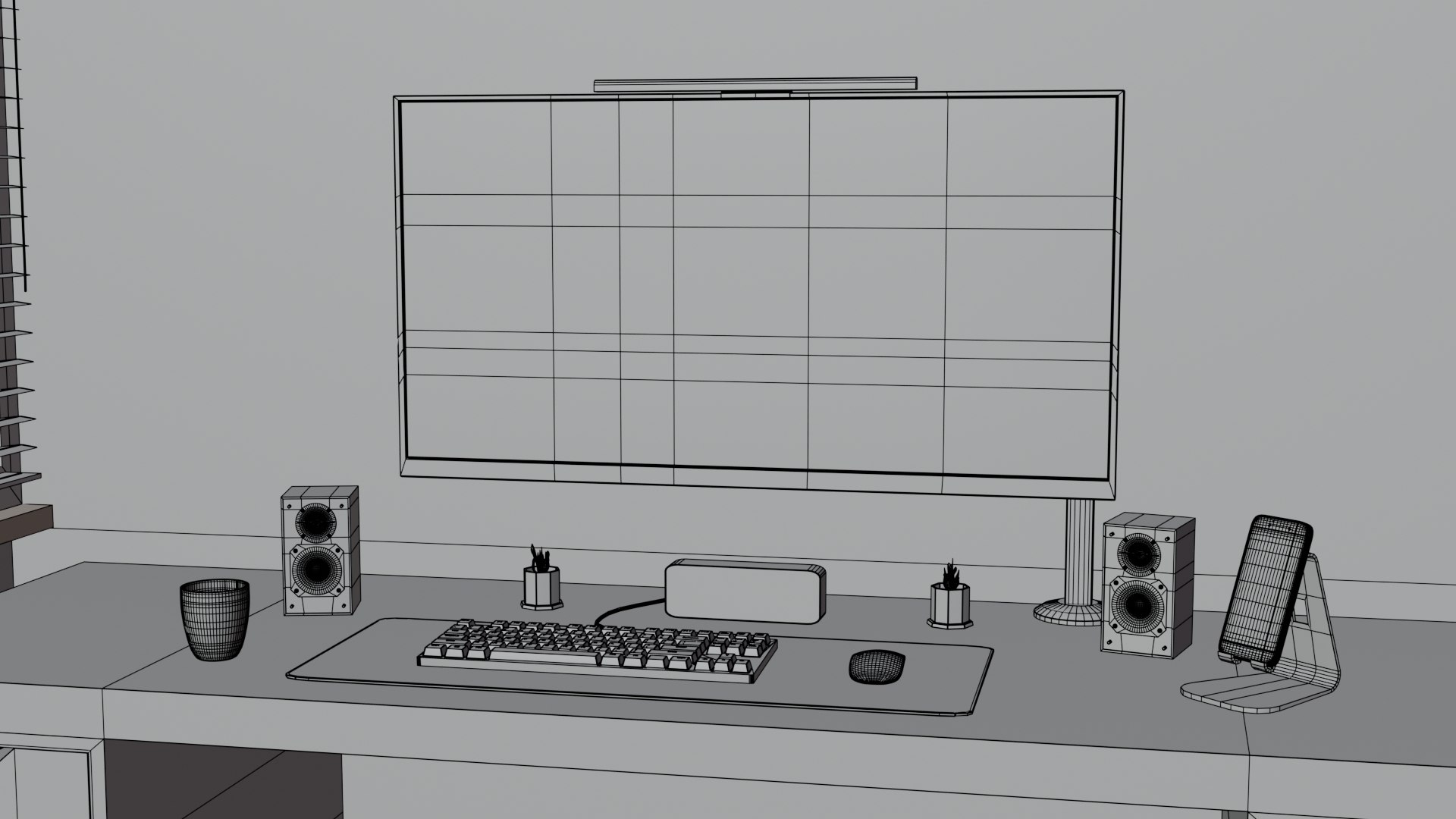 3D Modern Computer Desk 2 By Nikdox Model - TurboSquid 2057542