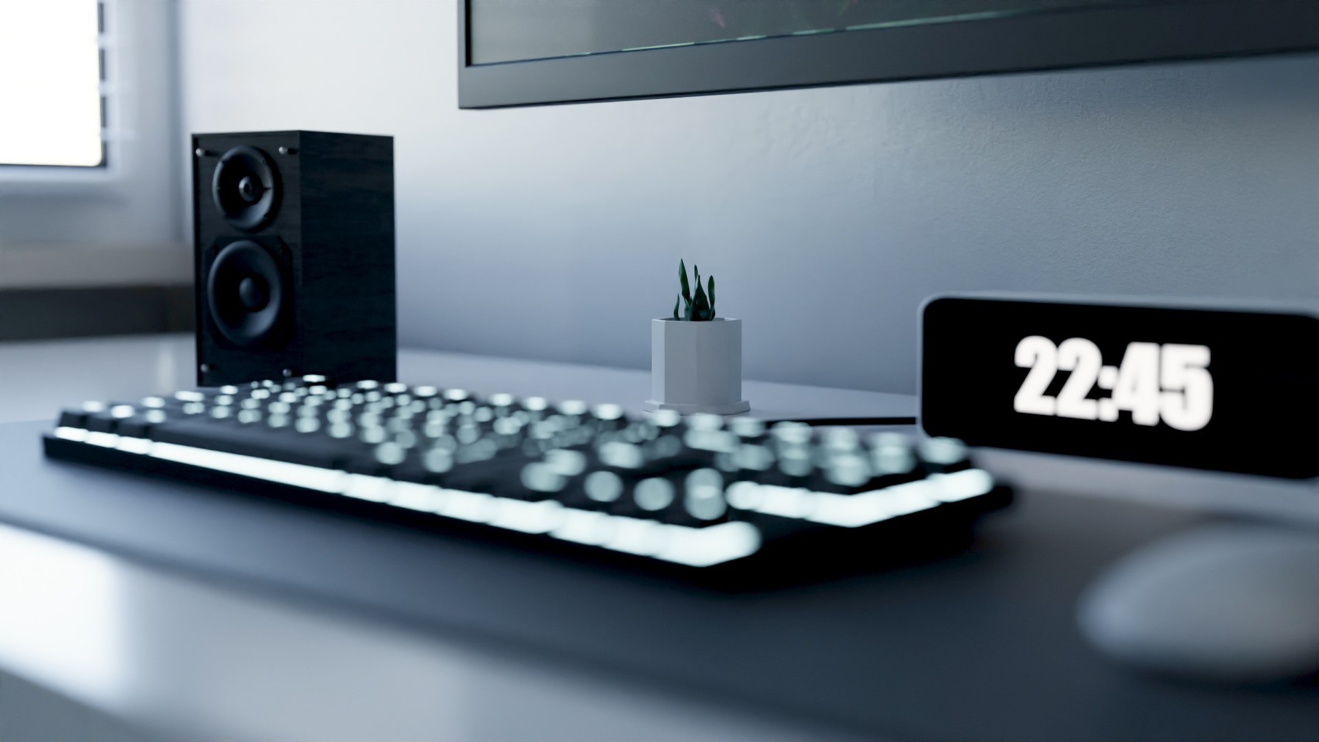 3D Modern Computer Desk 2 By Nikdox Model - TurboSquid 2057542