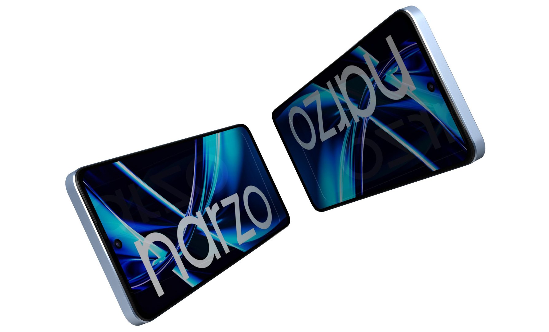 3D model Realme Narzo N55 Blue - TurboSquid 2057302