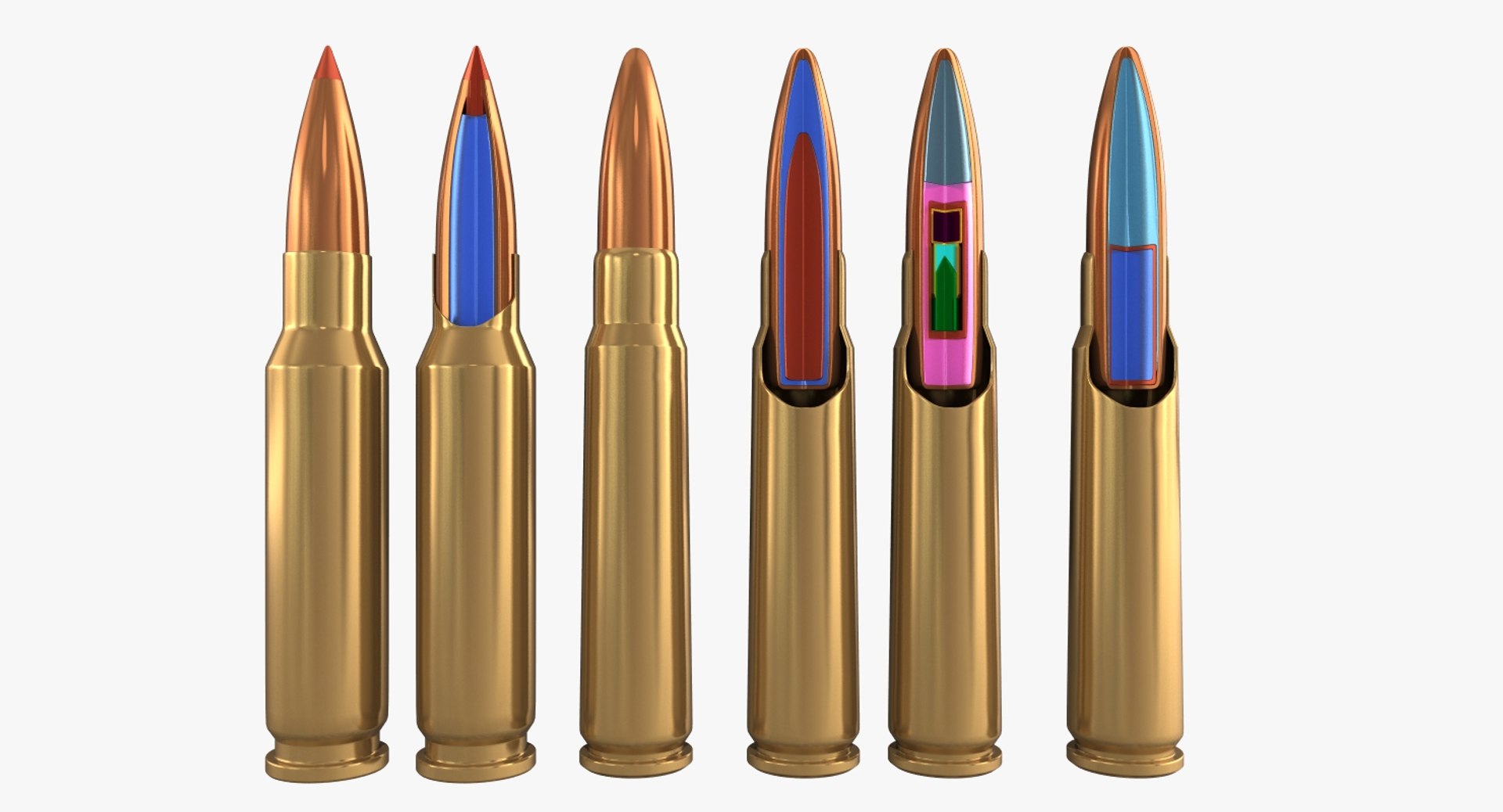 Cartridges Cutaway Obj