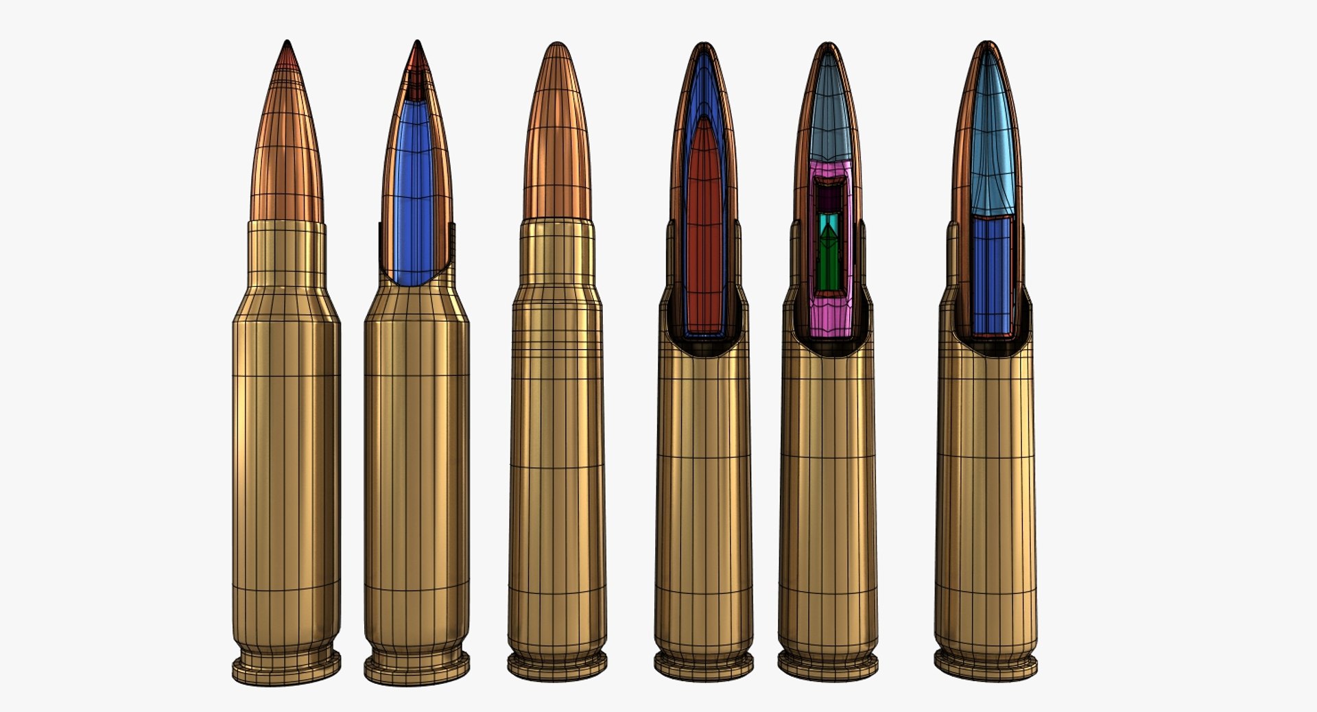 Cartridges Cutaway Obj