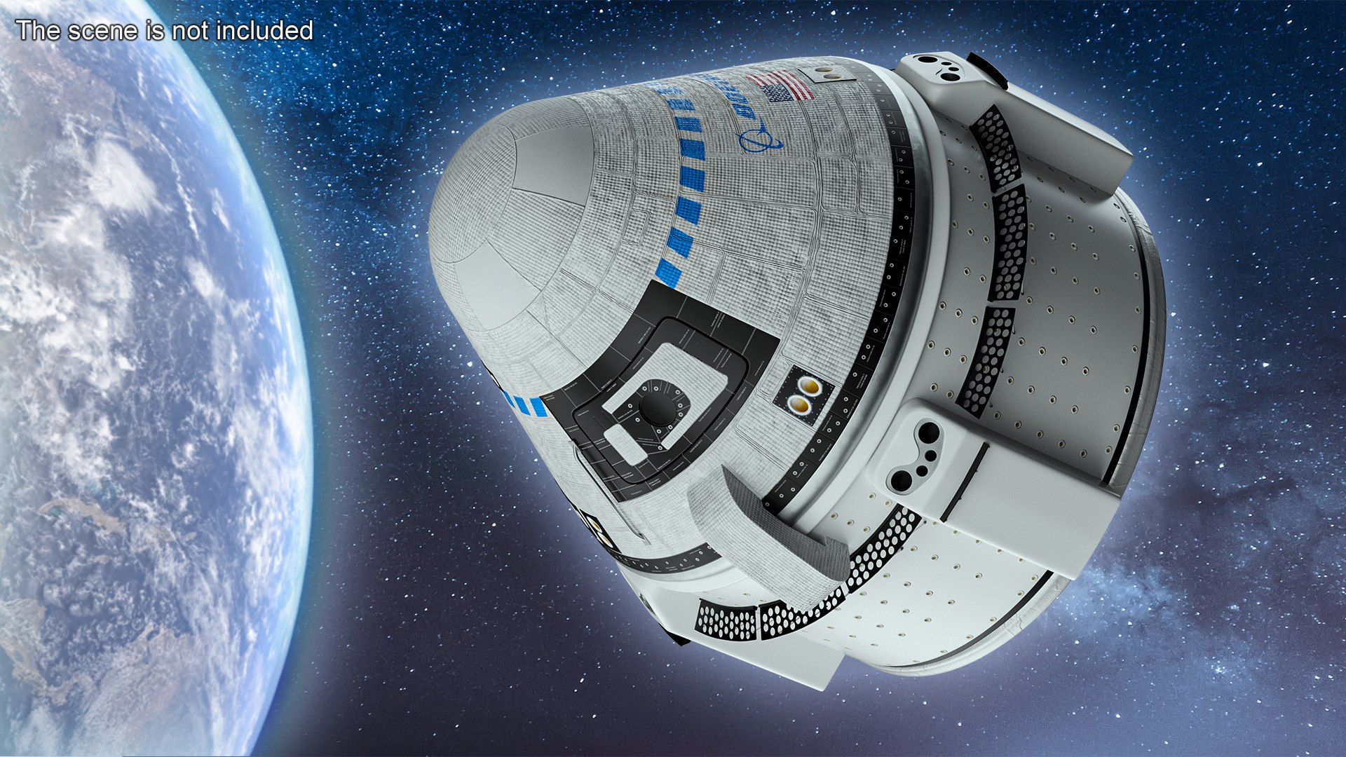 3D Model Boeing CST-100 Starliner Spacecraft - TurboSquid 2270338