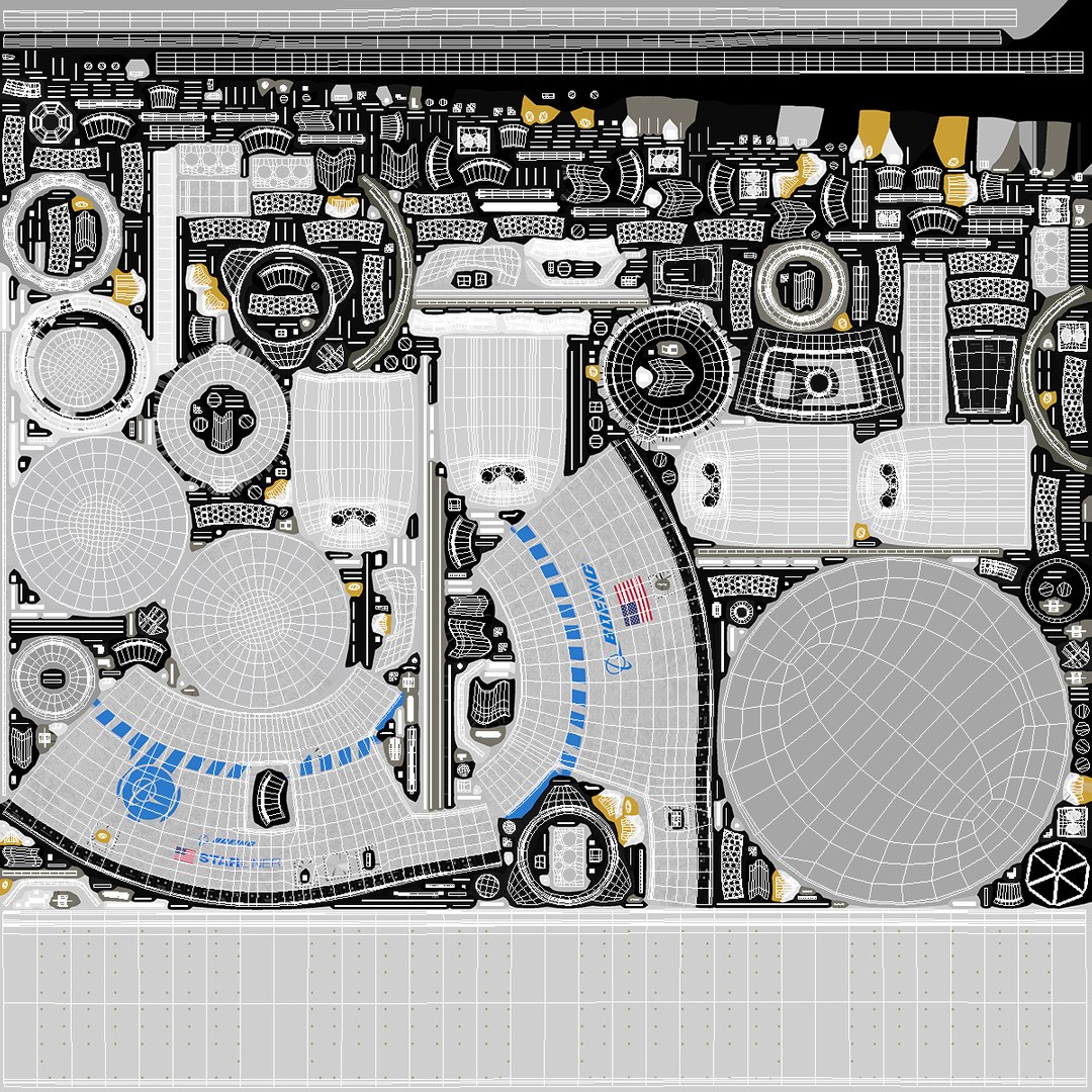 3D Model Boeing CST-100 Starliner Spacecraft - TurboSquid 2270338