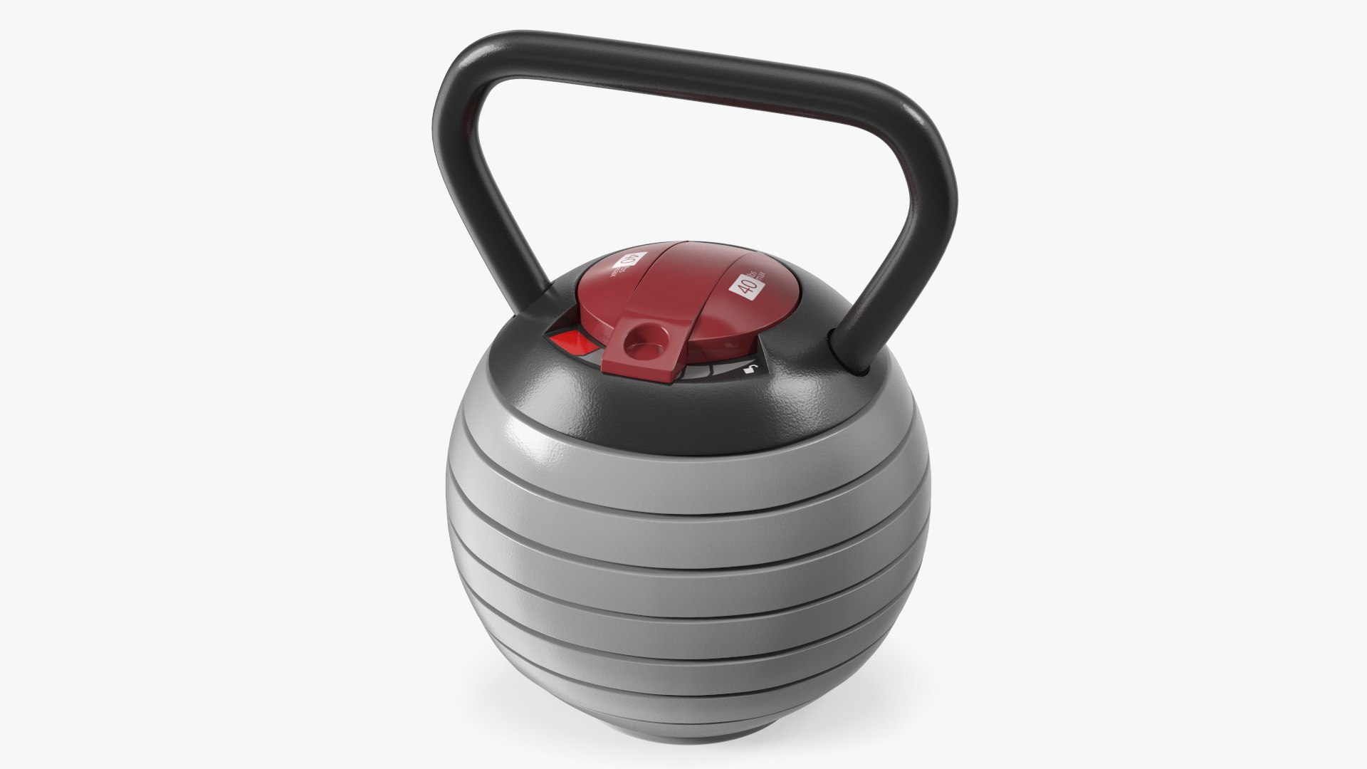 3D Adjustable Kettlebell Gray Model - TurboSquid 2250273