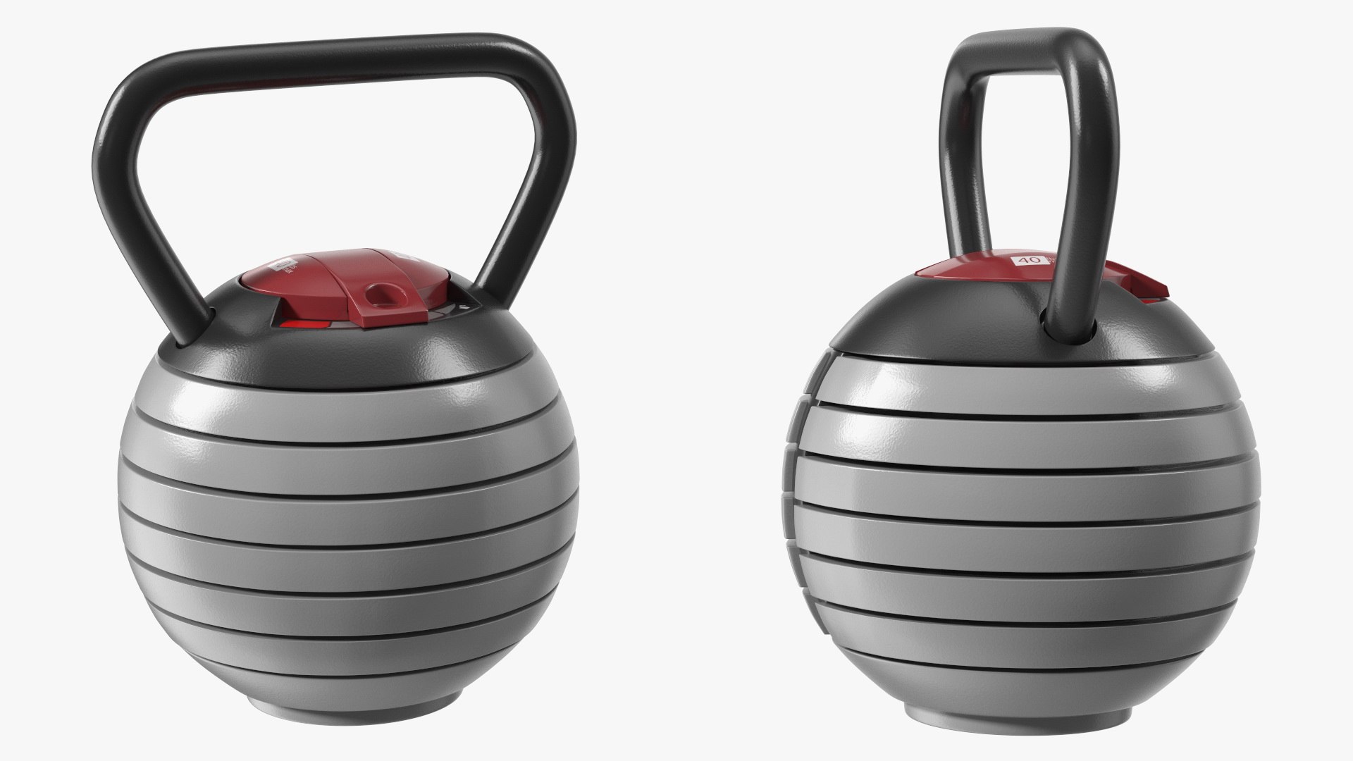 3D Adjustable Kettlebell Gray Model - TurboSquid 2250273