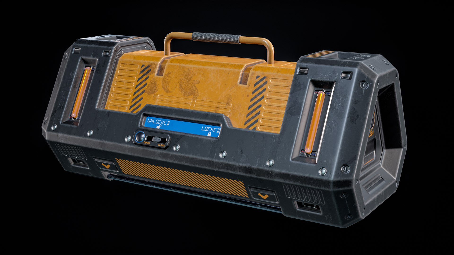3D Sci-Fi Case 01 PBR - TurboSquid 2083812