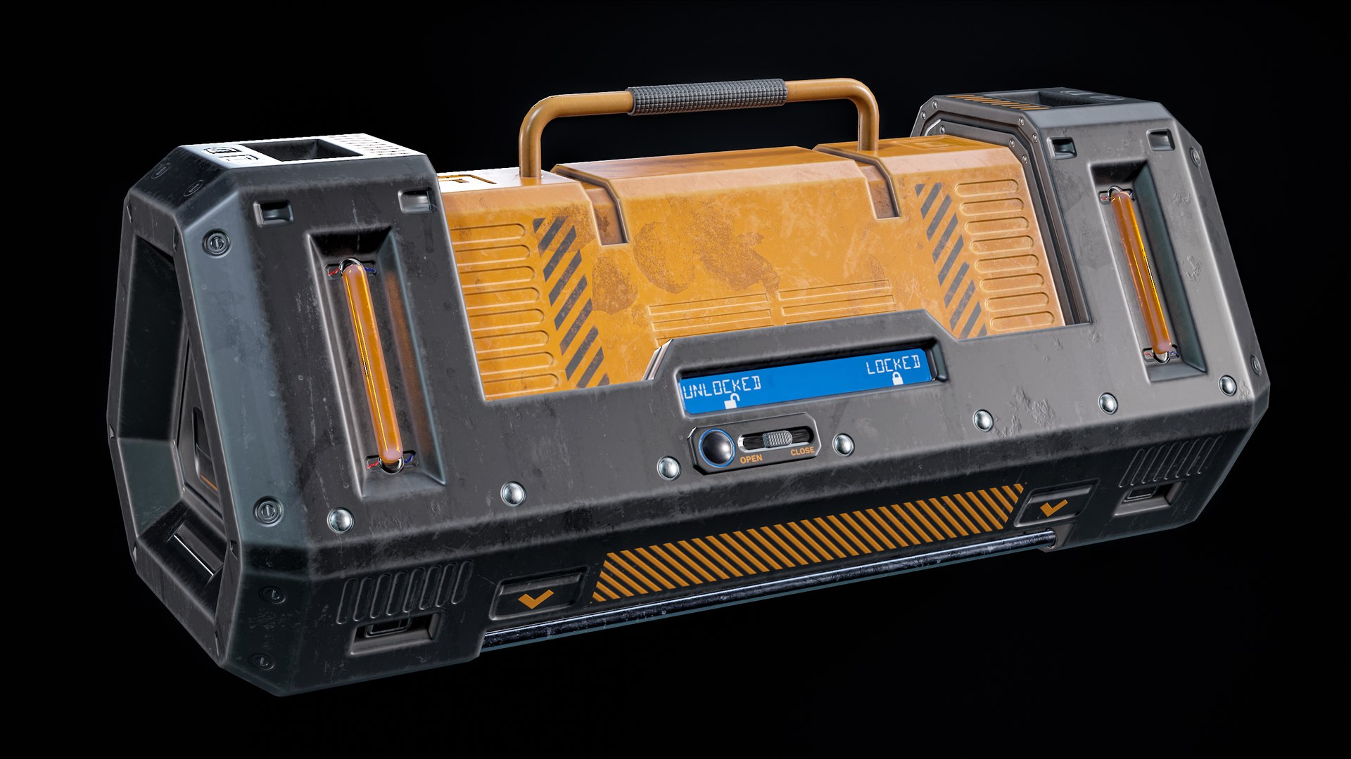 3D Sci-Fi Case 01 PBR - TurboSquid 2083812