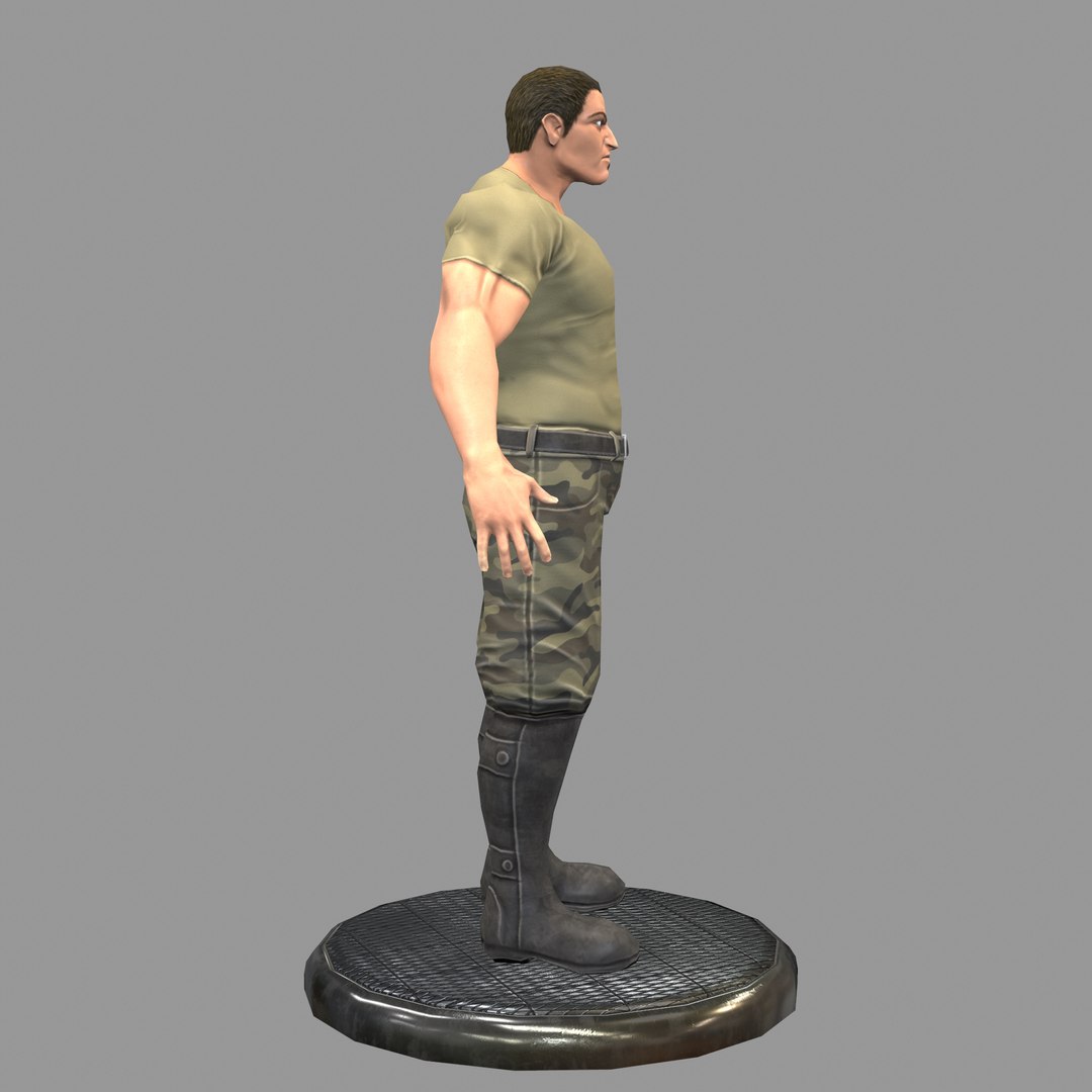 Thug soldier 3D model - TurboSquid 1292550