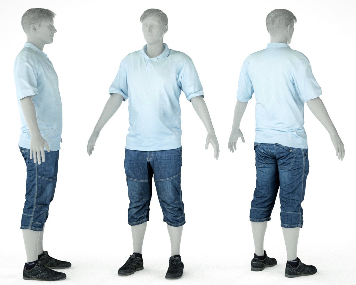 3D Male Clothing Outfit Model - TurboSquid 1329850