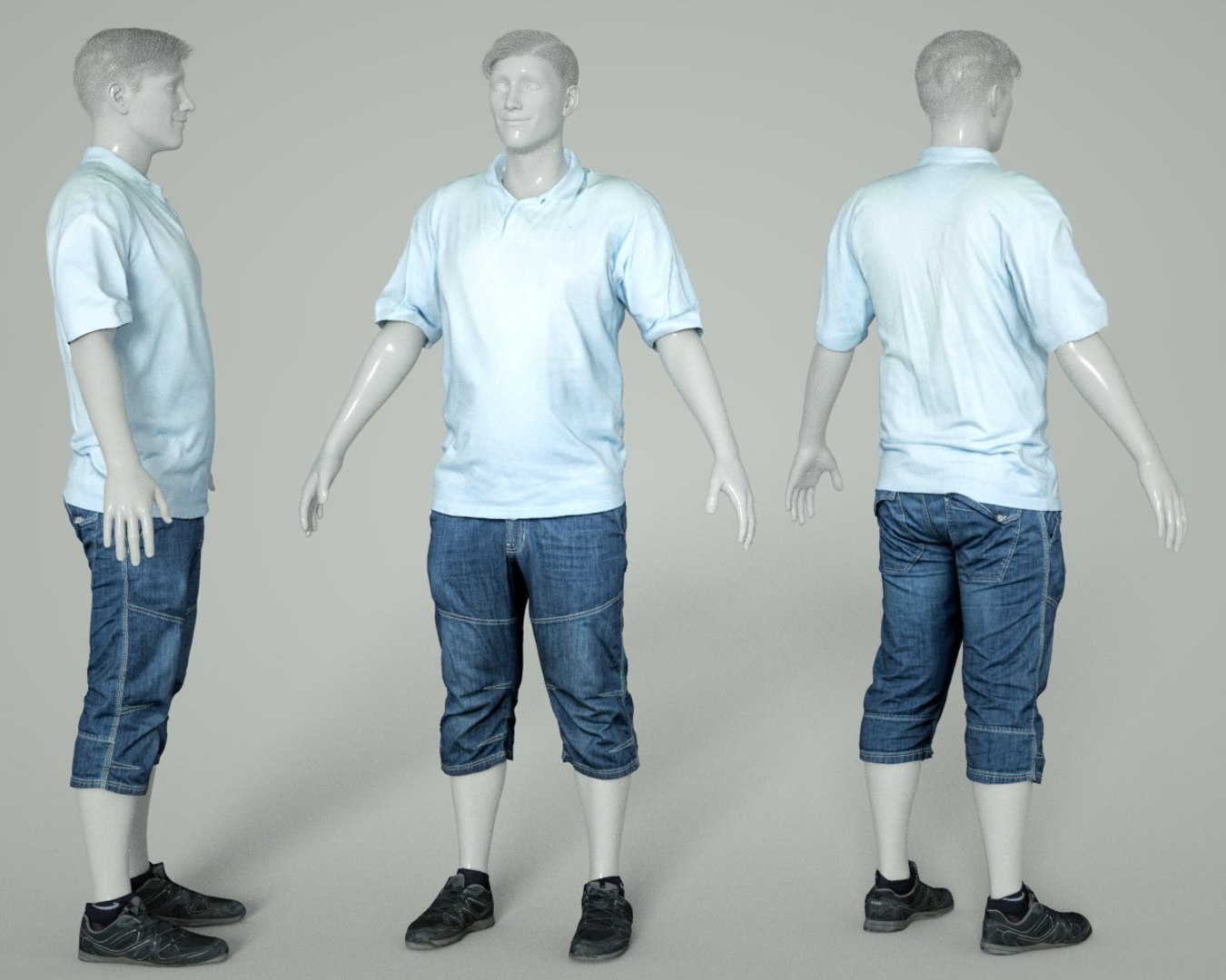 3D Male Clothing Outfit Model - TurboSquid 1329850