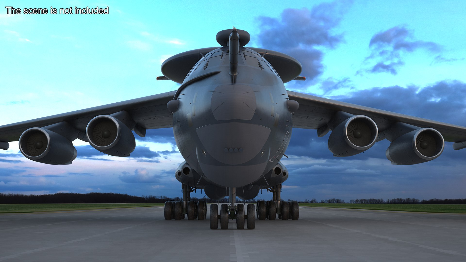 3D Beriev A 100 Aircraft Model - TurboSquid 2370088